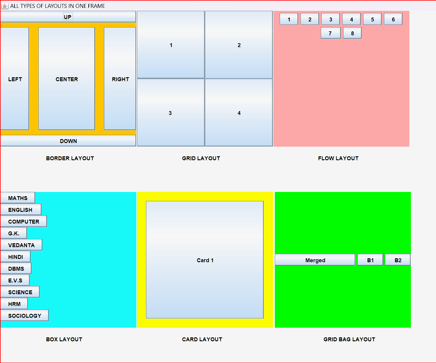 All Types of Layouts in One Frame: Discovering the Creative Aspects of ...