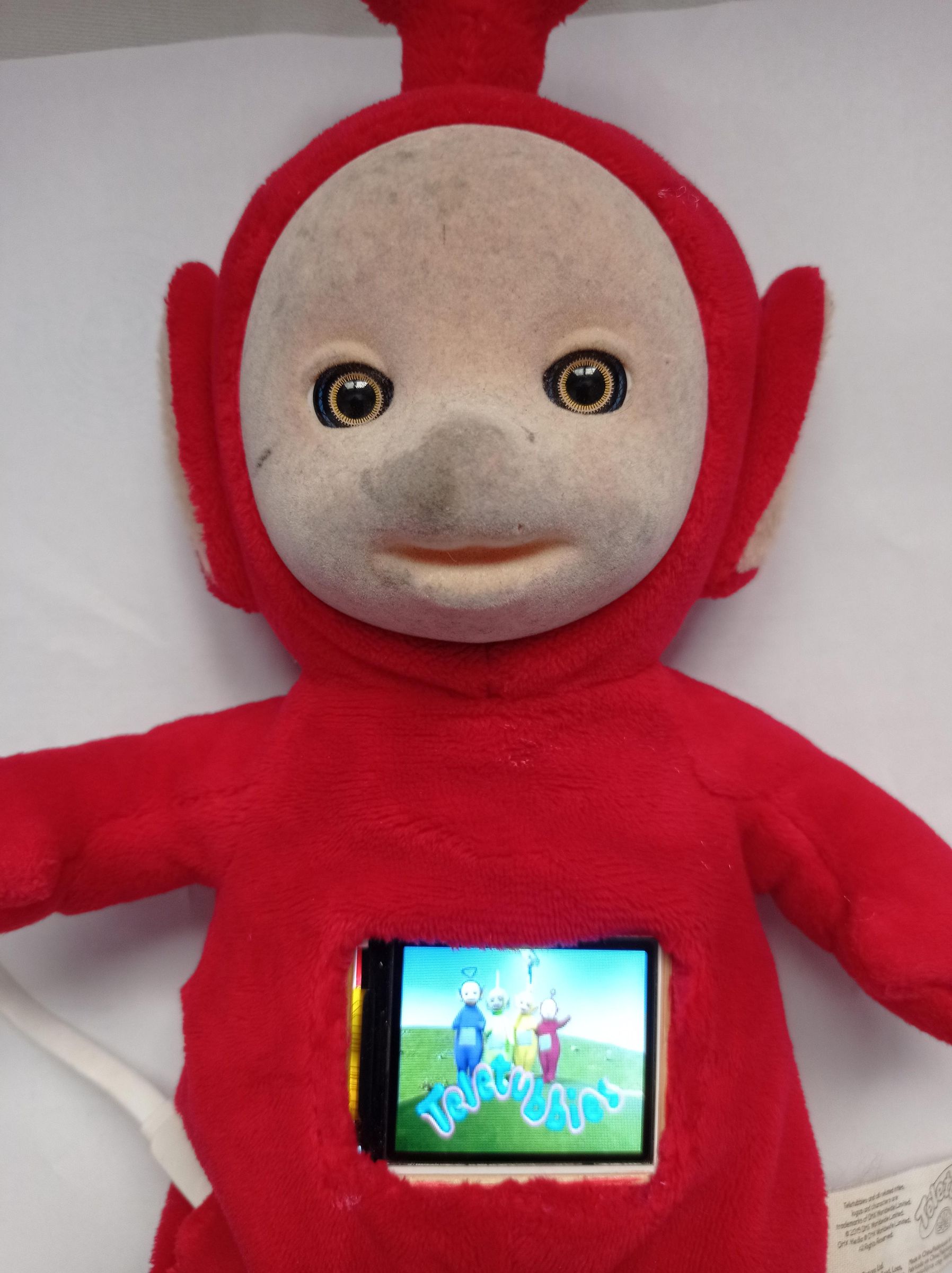 Teletubbies Toy With Real LCD Screen on Its Tummy Playing Real Videos ...