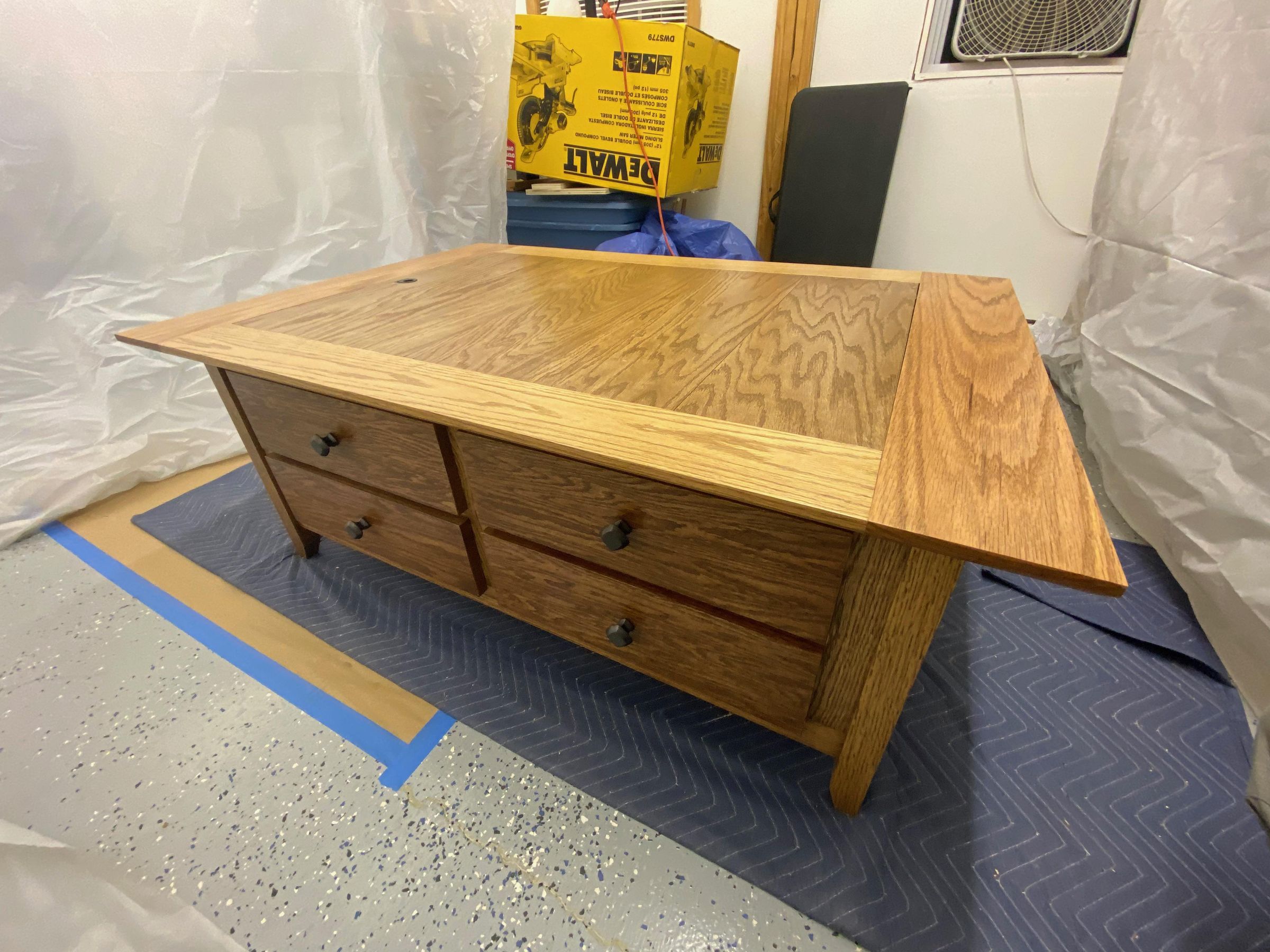 Gaming Coffee Table With Hidden Gaming Area : 4 Steps (with Pictures ...