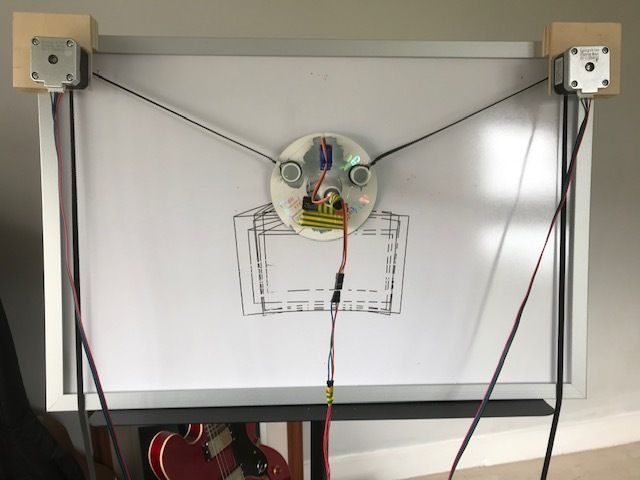 XY Plotter Drawing Robot | Arduino | Polargraph : 7 Steps (with ...