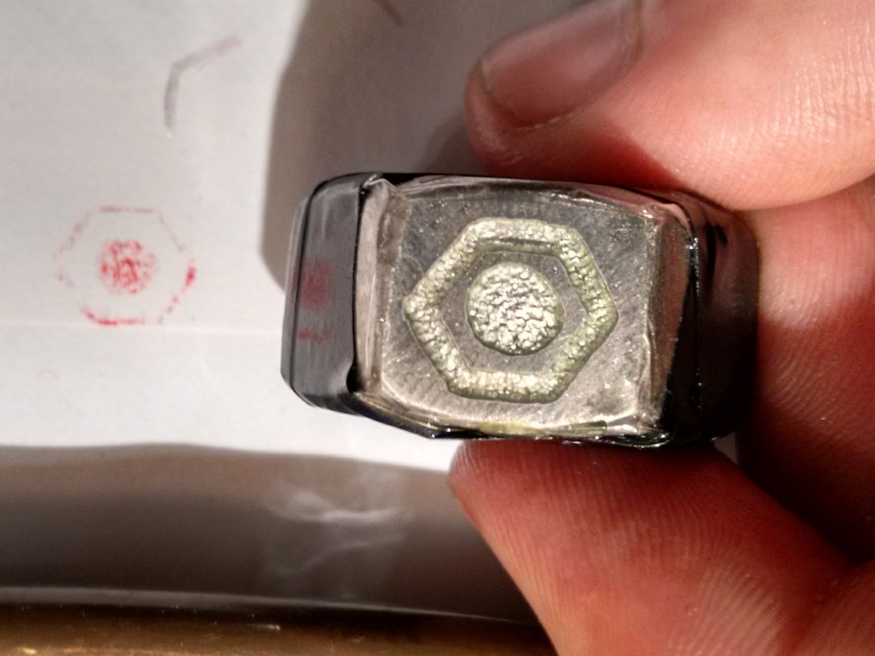 Steel Nut to Signet Ring : 4 Steps (with Pictures) - Instructables