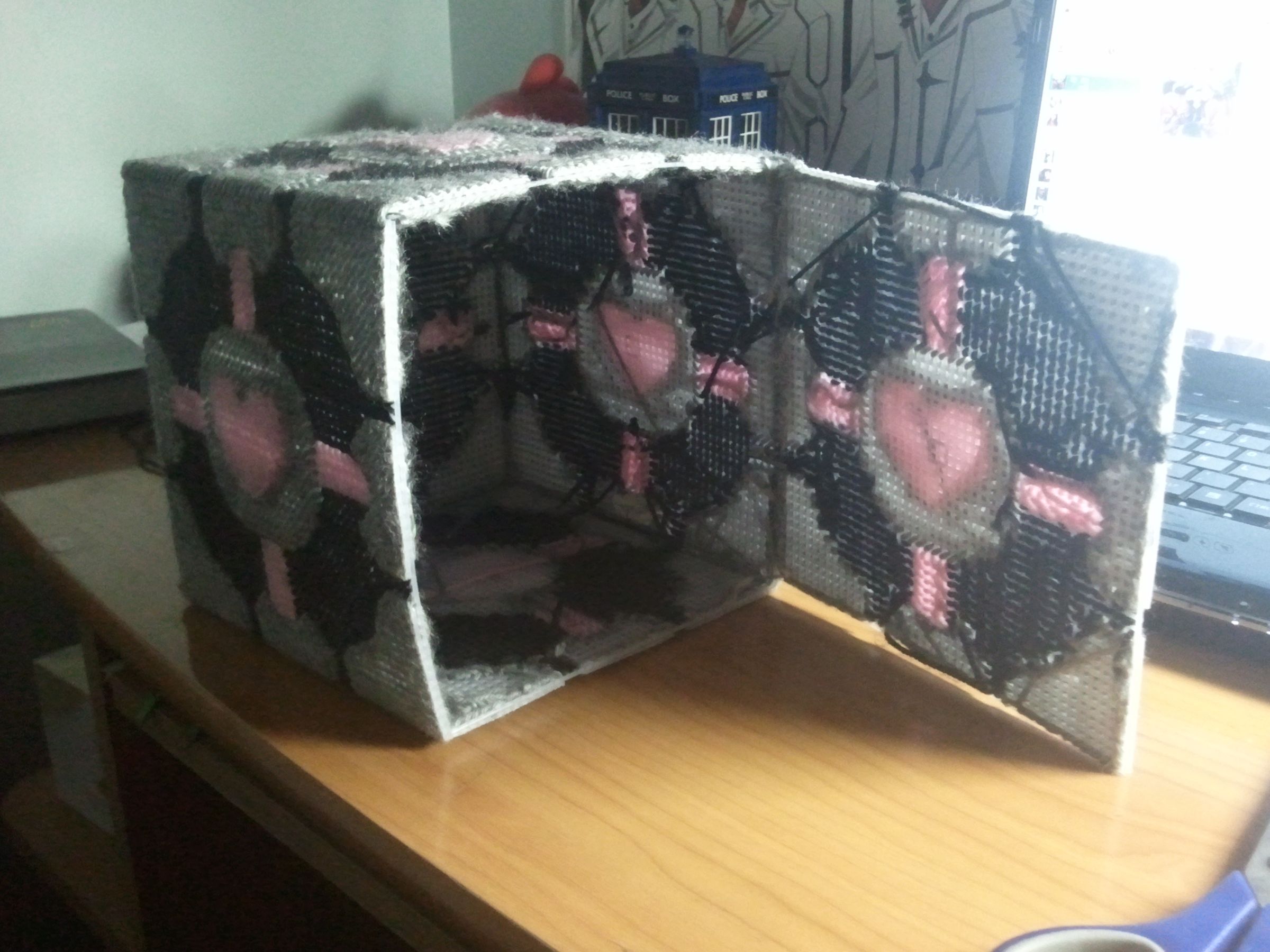 How to Make a Weighted Companion Cube! : 14 Steps (with Pictures ...