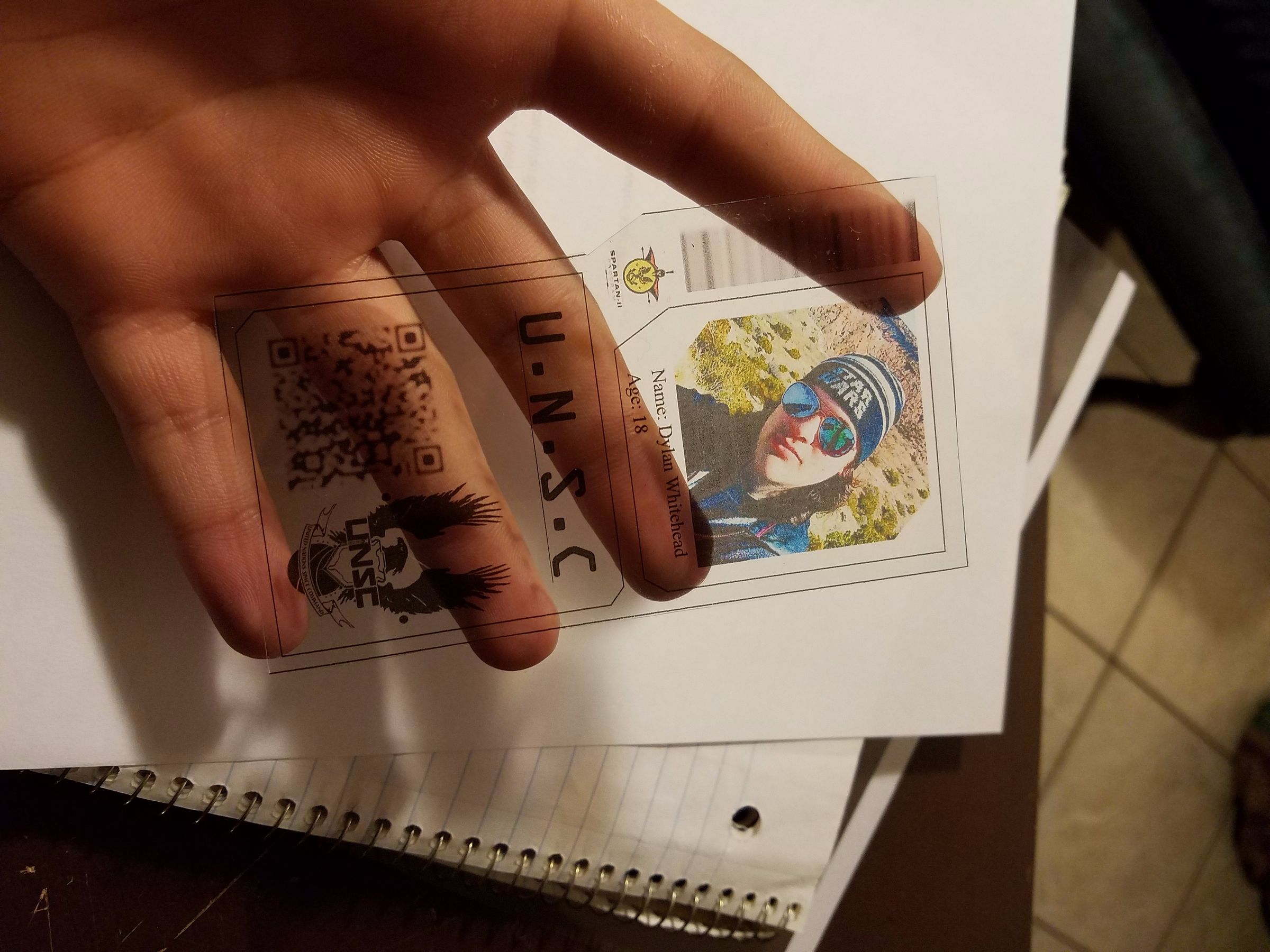 U.N.S.C ID Badge : 3 Steps - Instructables