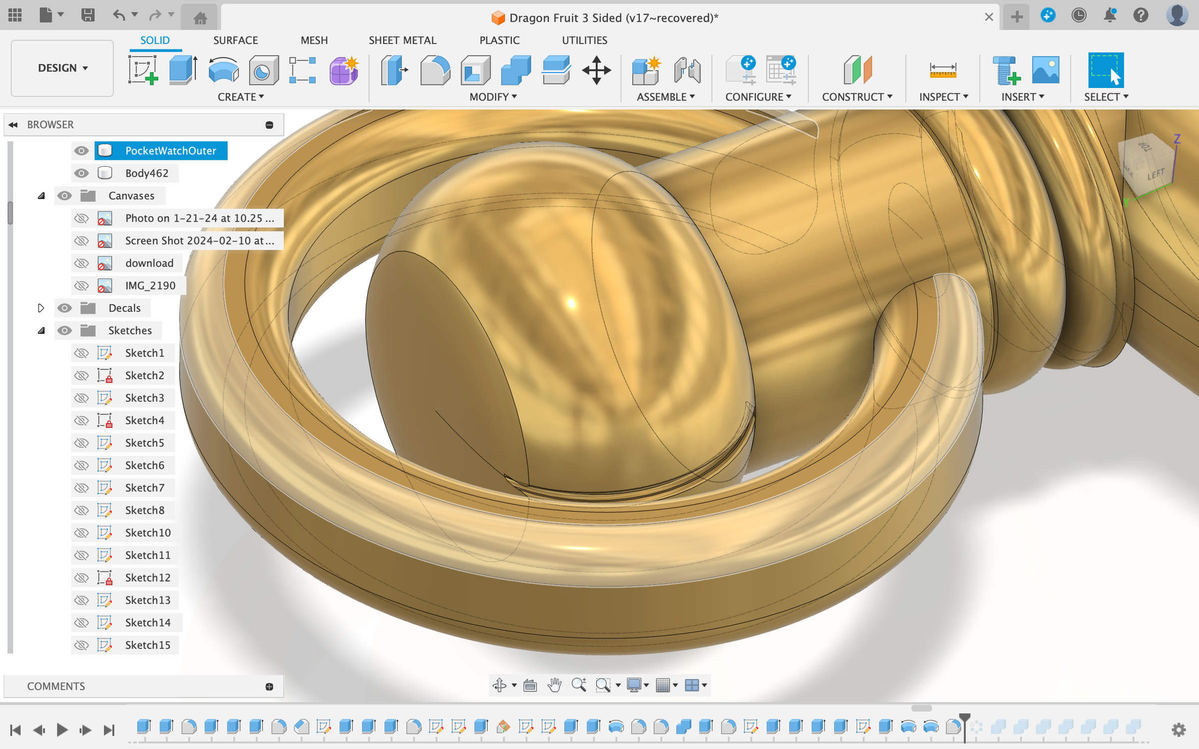 3D Printed Pocket Watch From "The Pocket Watch Gang" : 16 Steps (with ...
