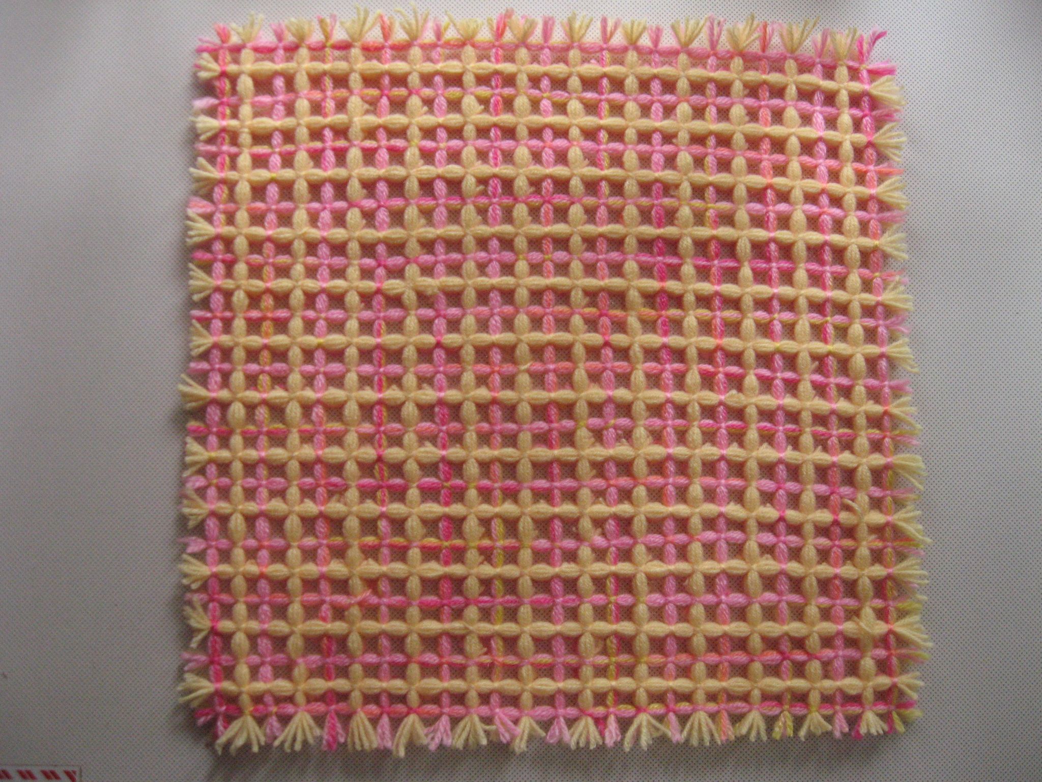 How to Weave a Mat With Small Pom Poms : 13 Steps (with Pictures ...