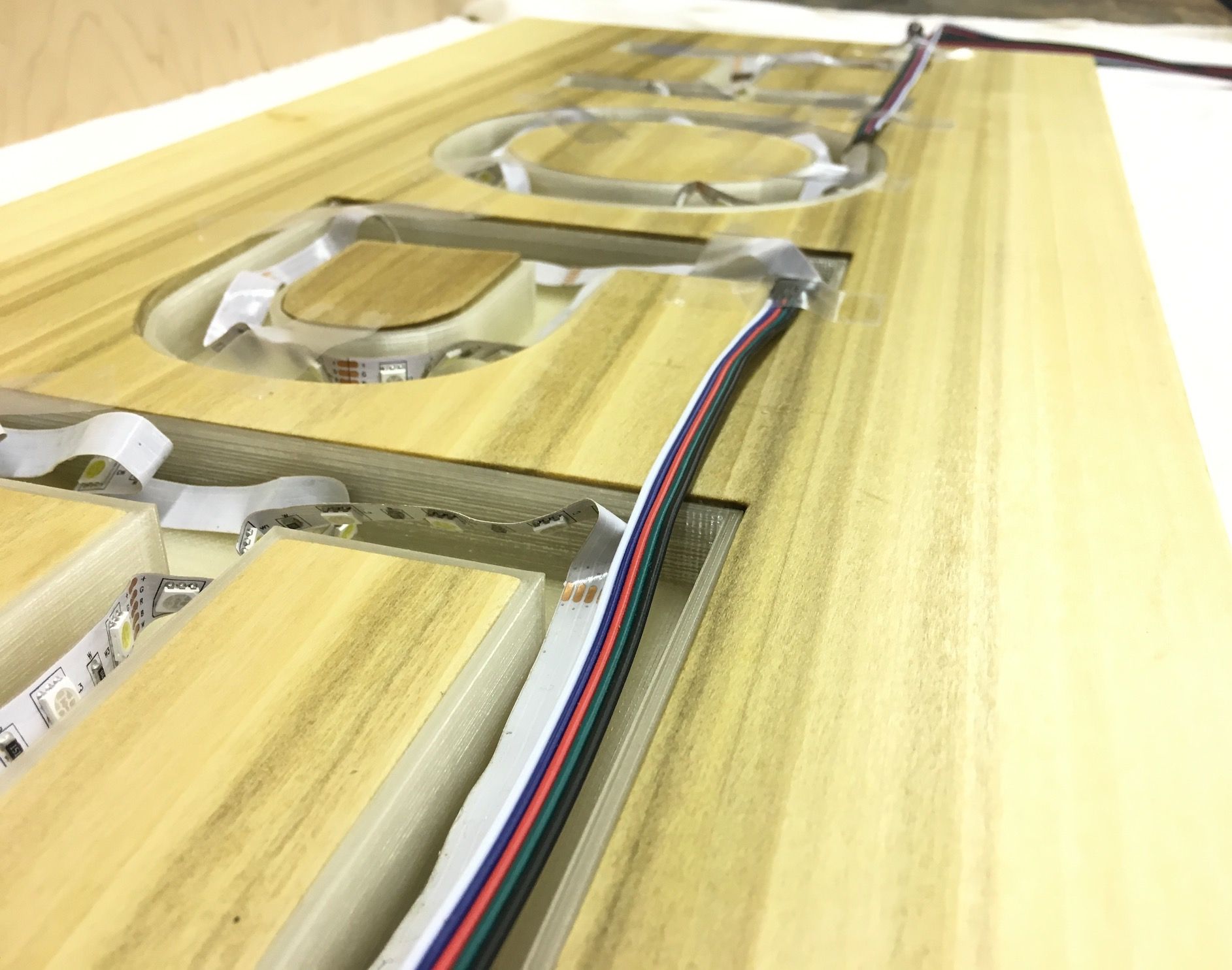 Backlit Signs With LED Light Strips : 8 Steps - Instructables