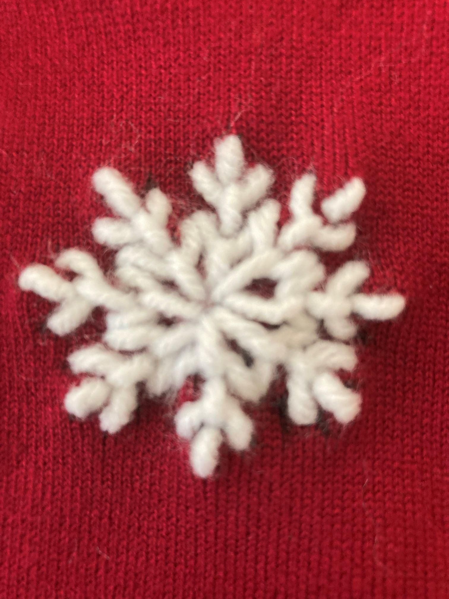 Snowflakes Embroidery on Sweater : 5 Steps (with Pictures) - Instructables