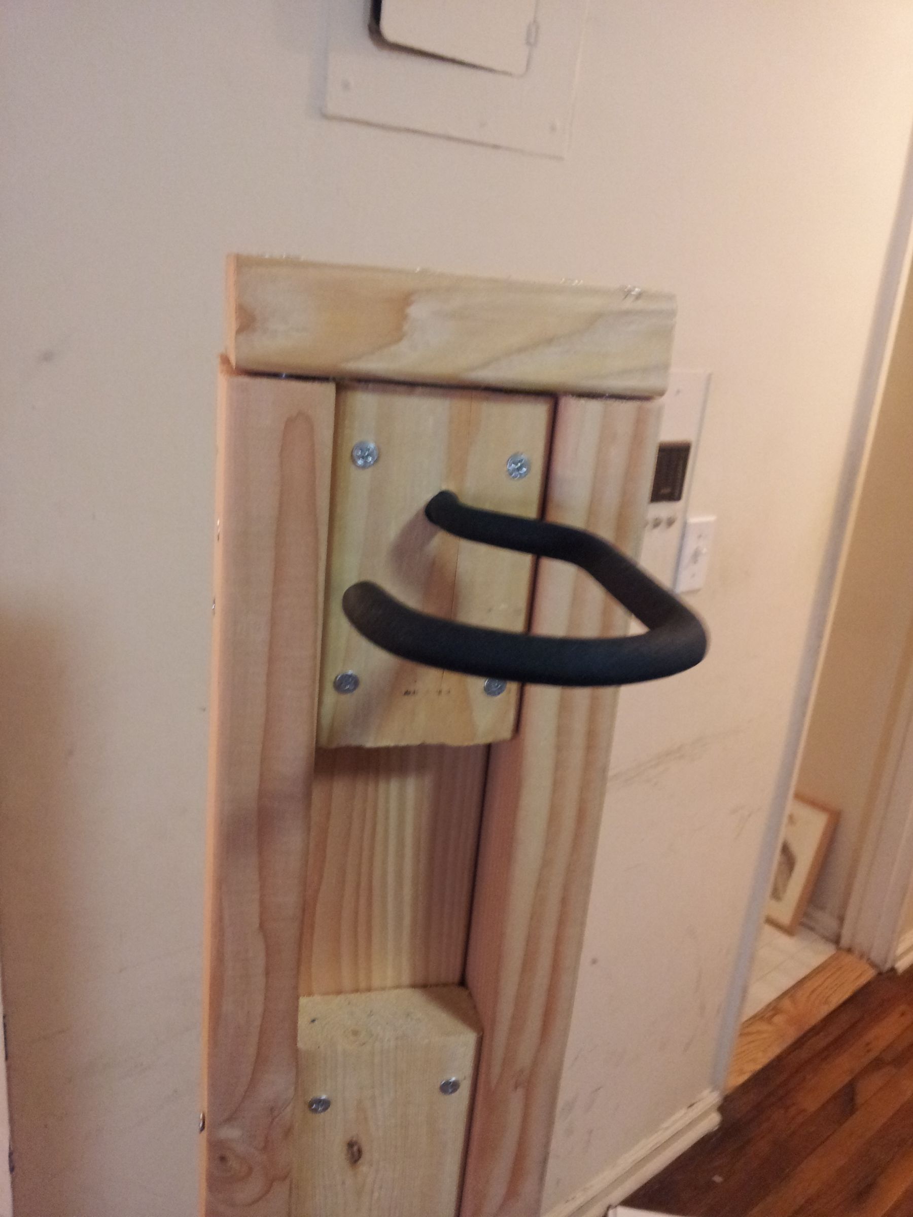 Vertical Bike Rack From 2x4s (single Bike) : 5 Steps (with Pictures ...