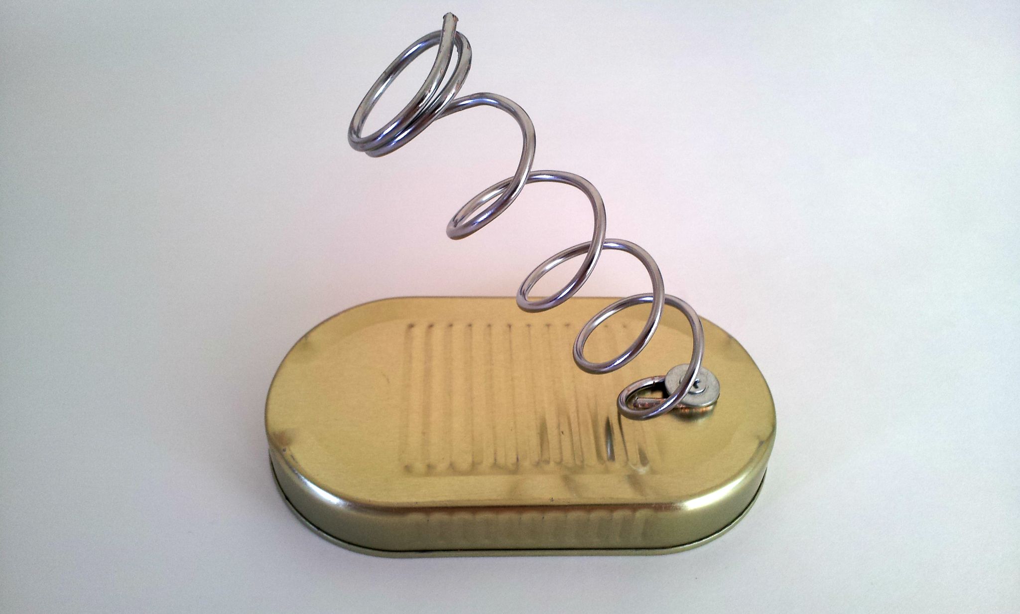 Soldering Iron Base (made With a Sardines Can) : 6 Steps (with Pictures ...
