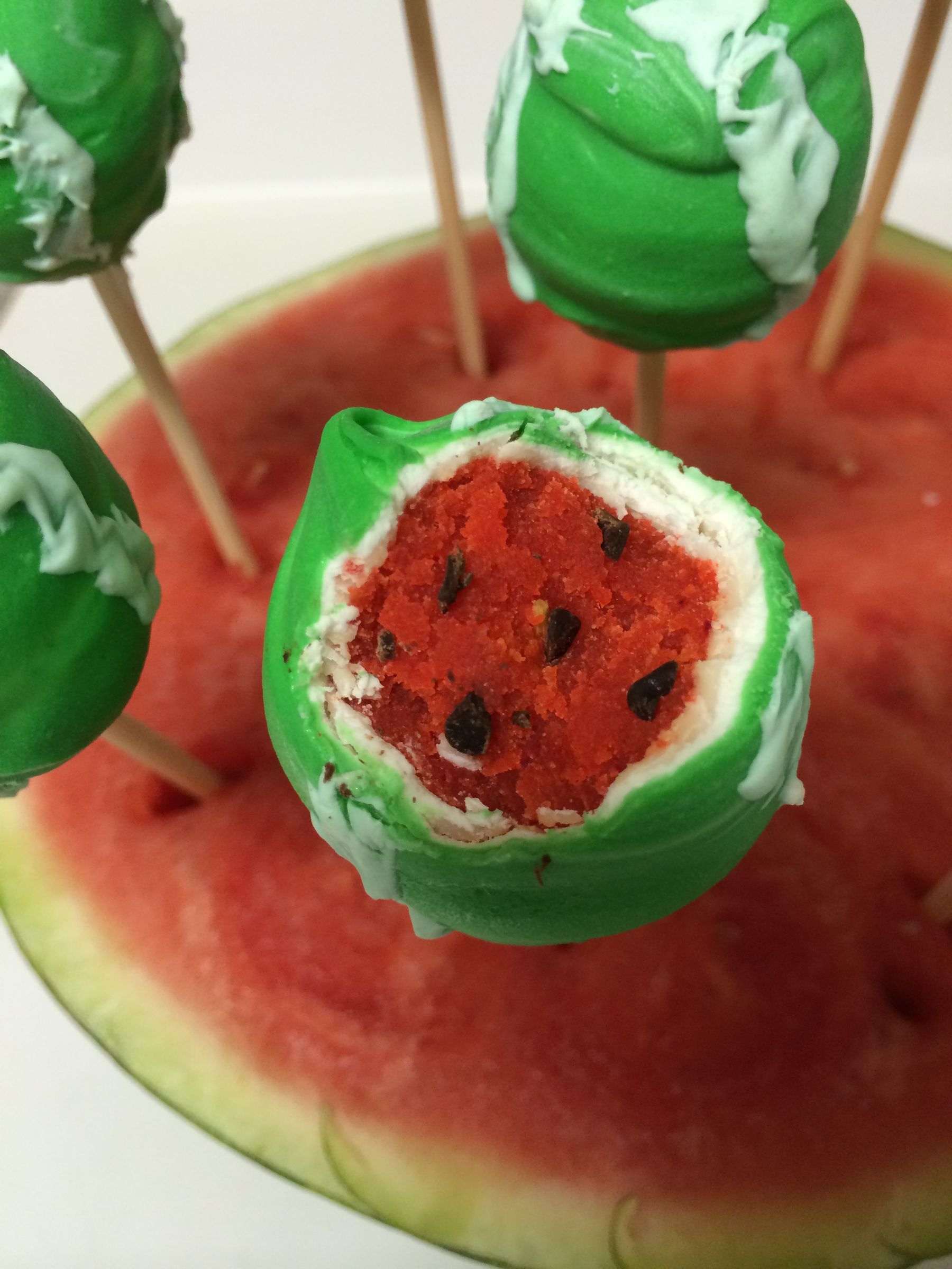 Watermelon Cake Pops : 7 Steps (with Pictures) - Instructables