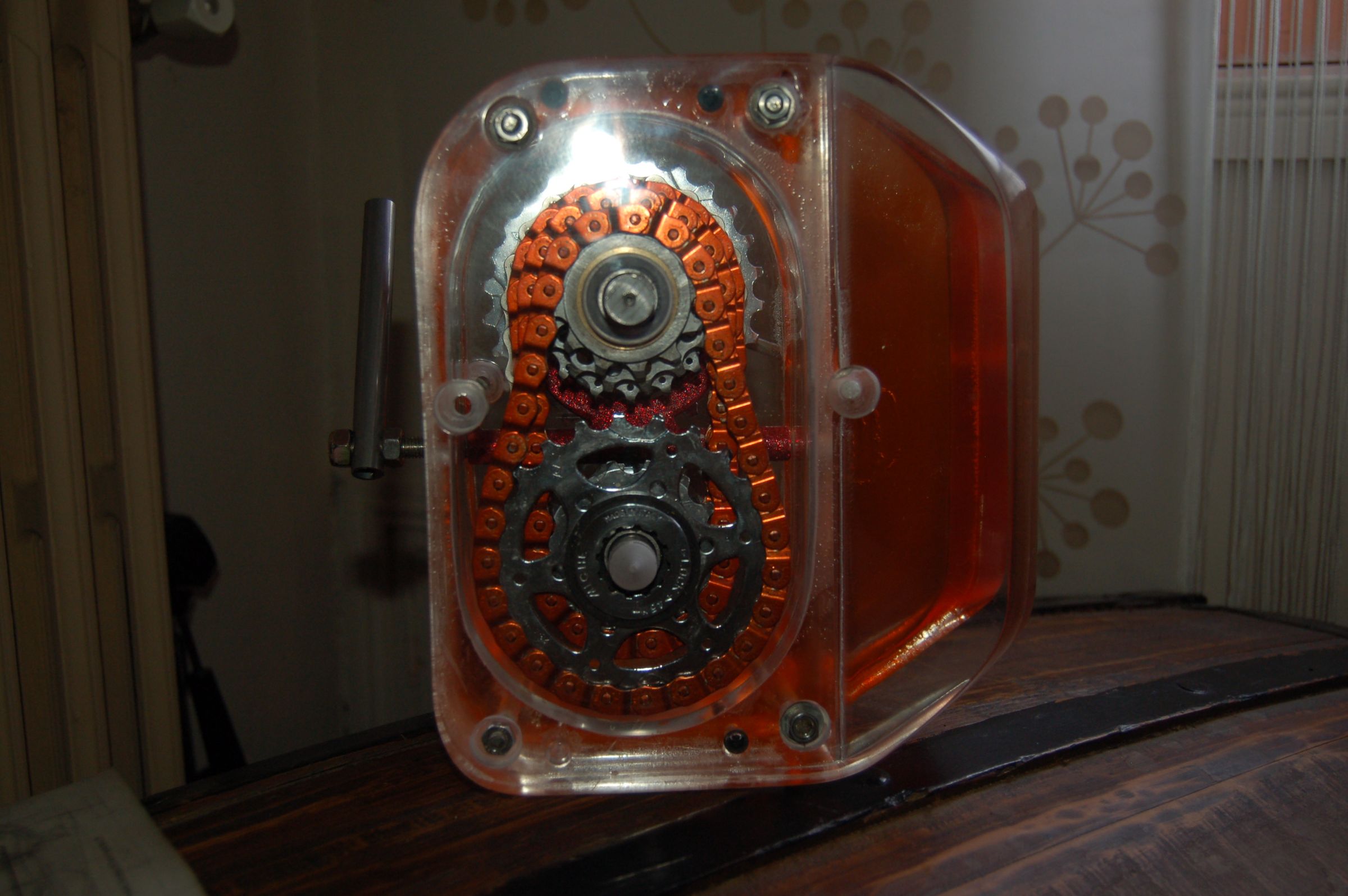 Transparent Gearbox on a Homemade Bicycle : 10 Steps (with Pictures ...