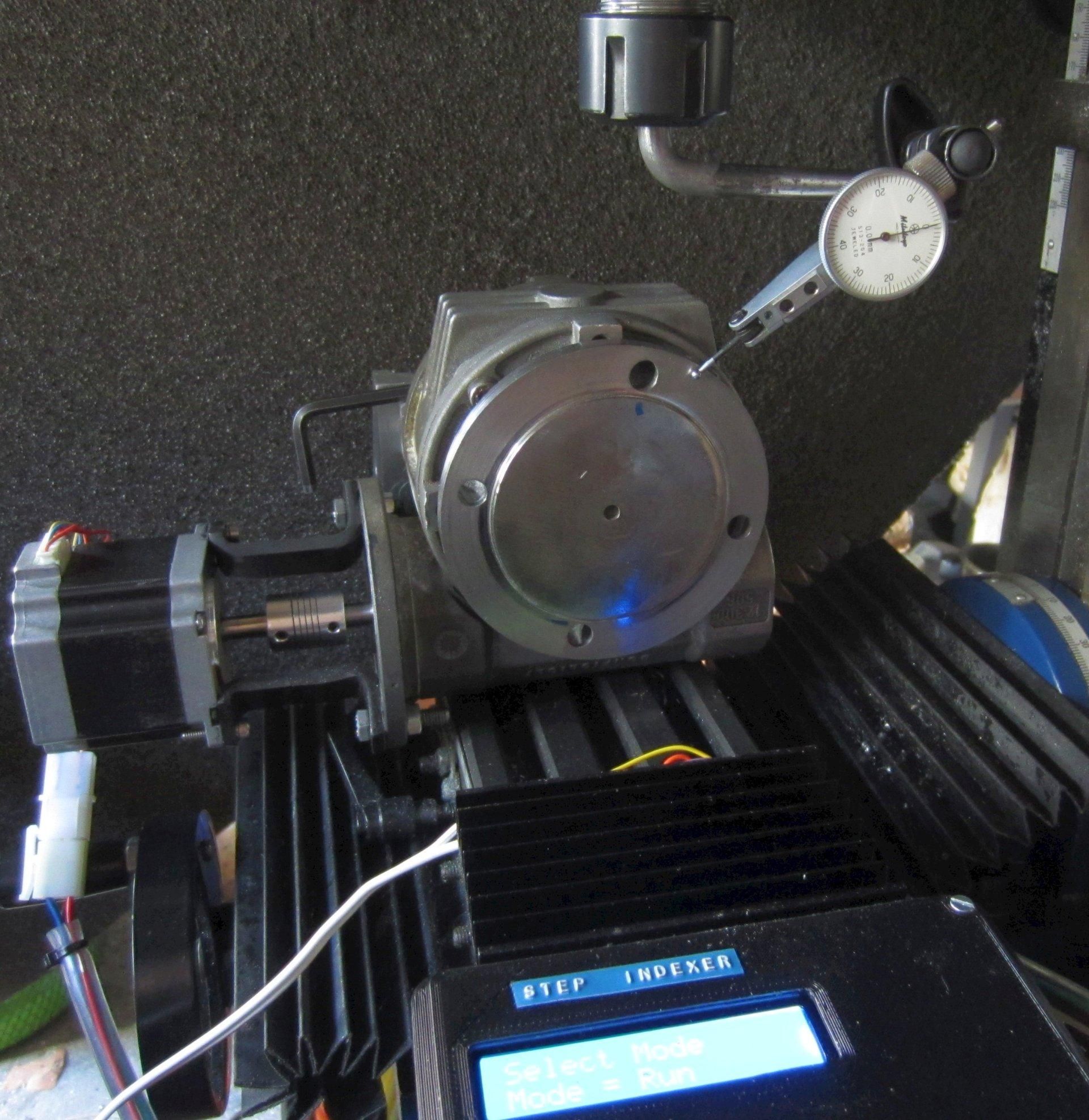 Combined Dividing Head and Rotary Table Step Indexer. : 6 Steps (with ...