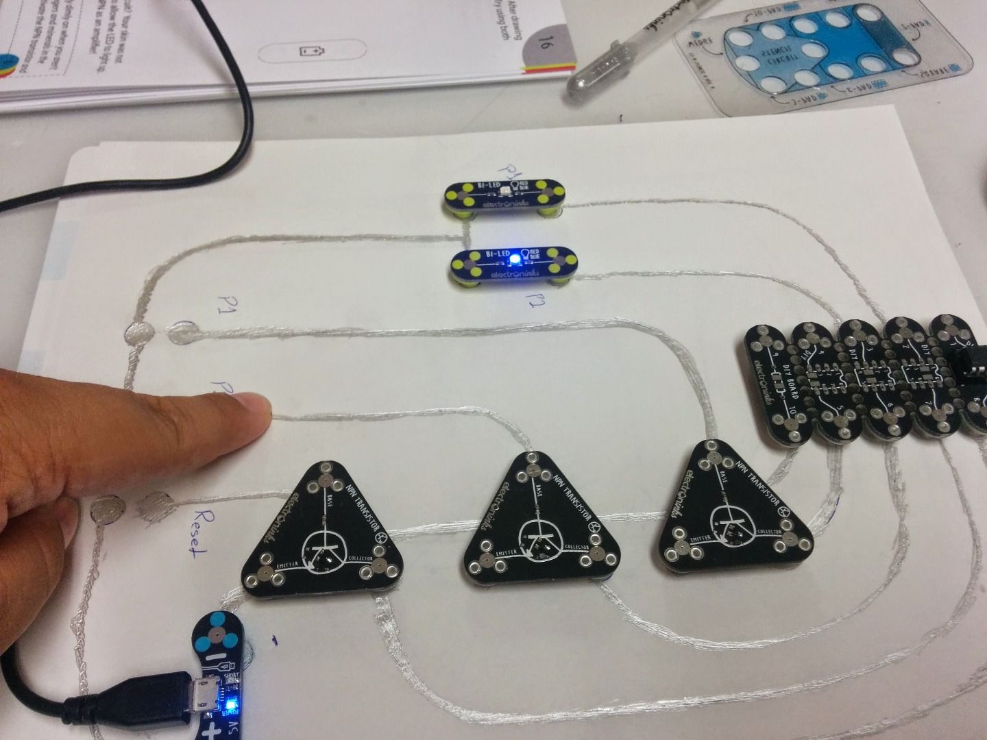 Reflex Speed Game With Circuit Scribe : 4 Steps - Instructables