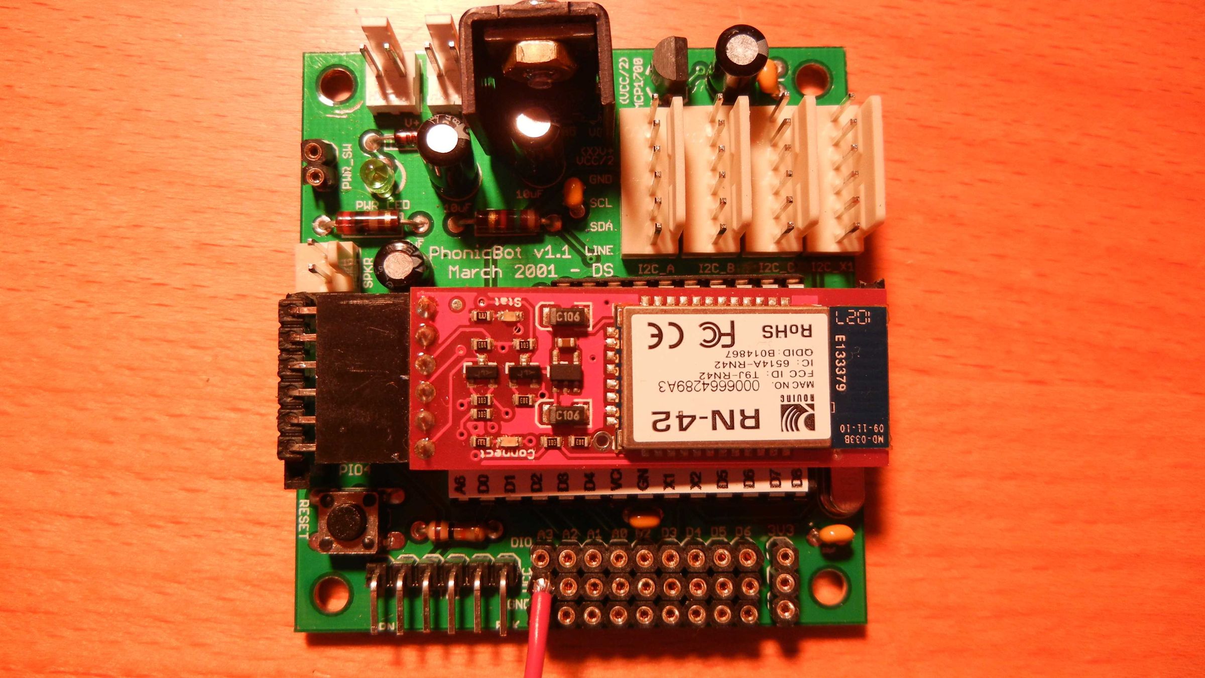 JabberBot! the Arduino Robot With an ATMega Brain and Bluetooth Braun ...