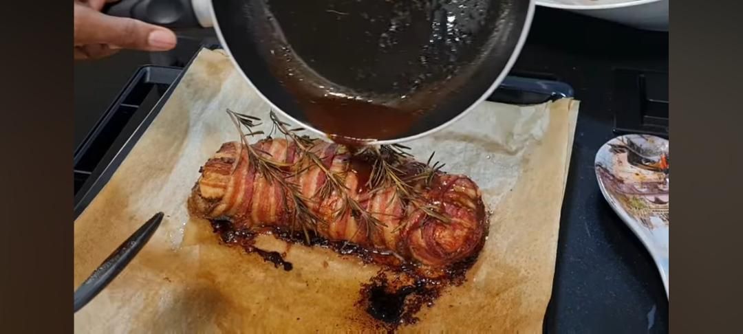 Gotcha Pork Roast From the Food Wars Anime. (Bacon Wrapped Potatoes ...