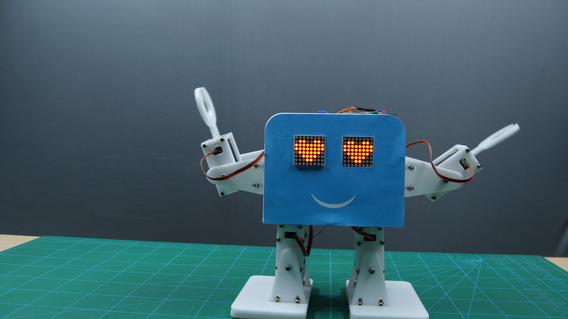 Make Smartphone Controlled Humanoid Bipedal Robot Using Evive Arduino Based Embedded Platform 5286