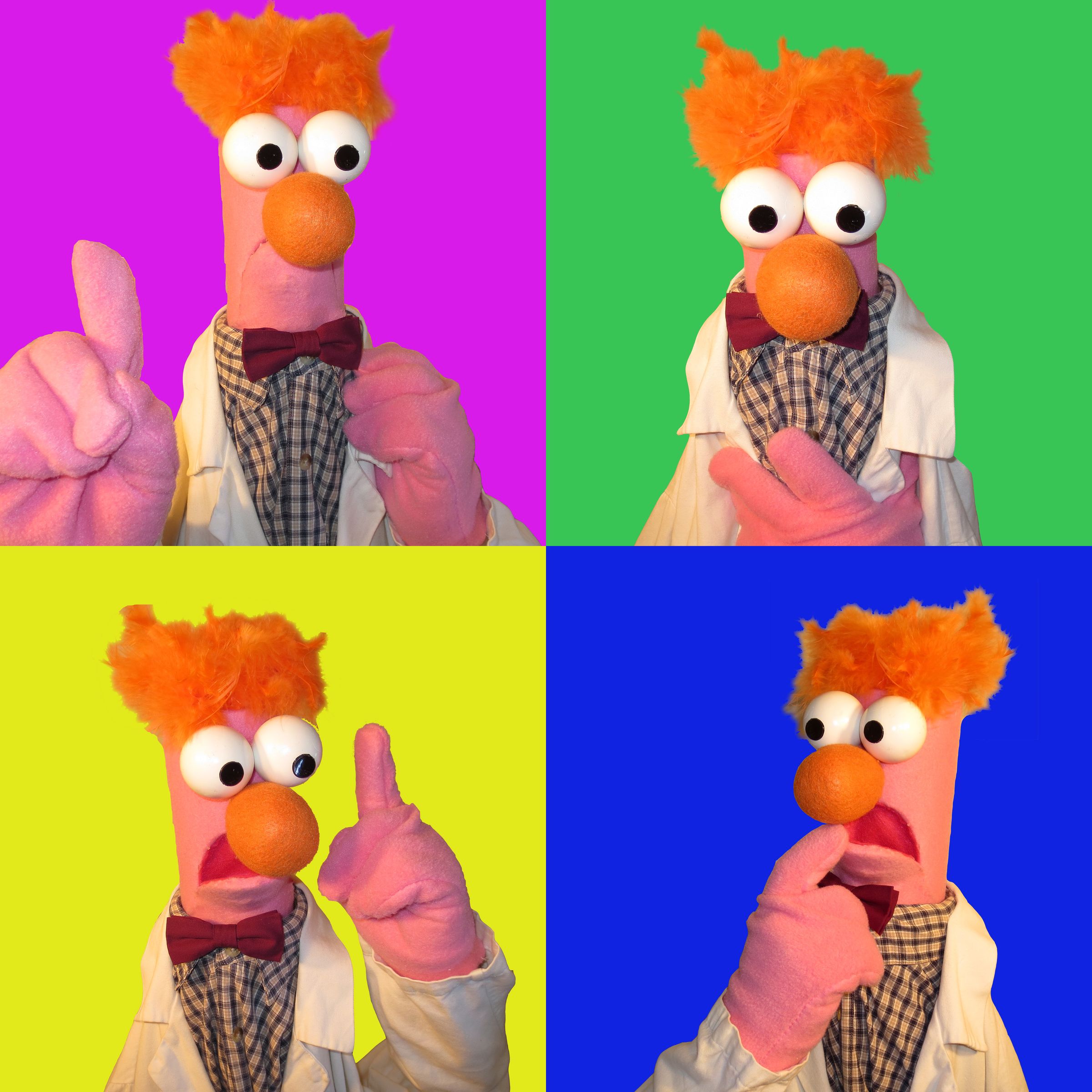 Beaker Muppet Vector