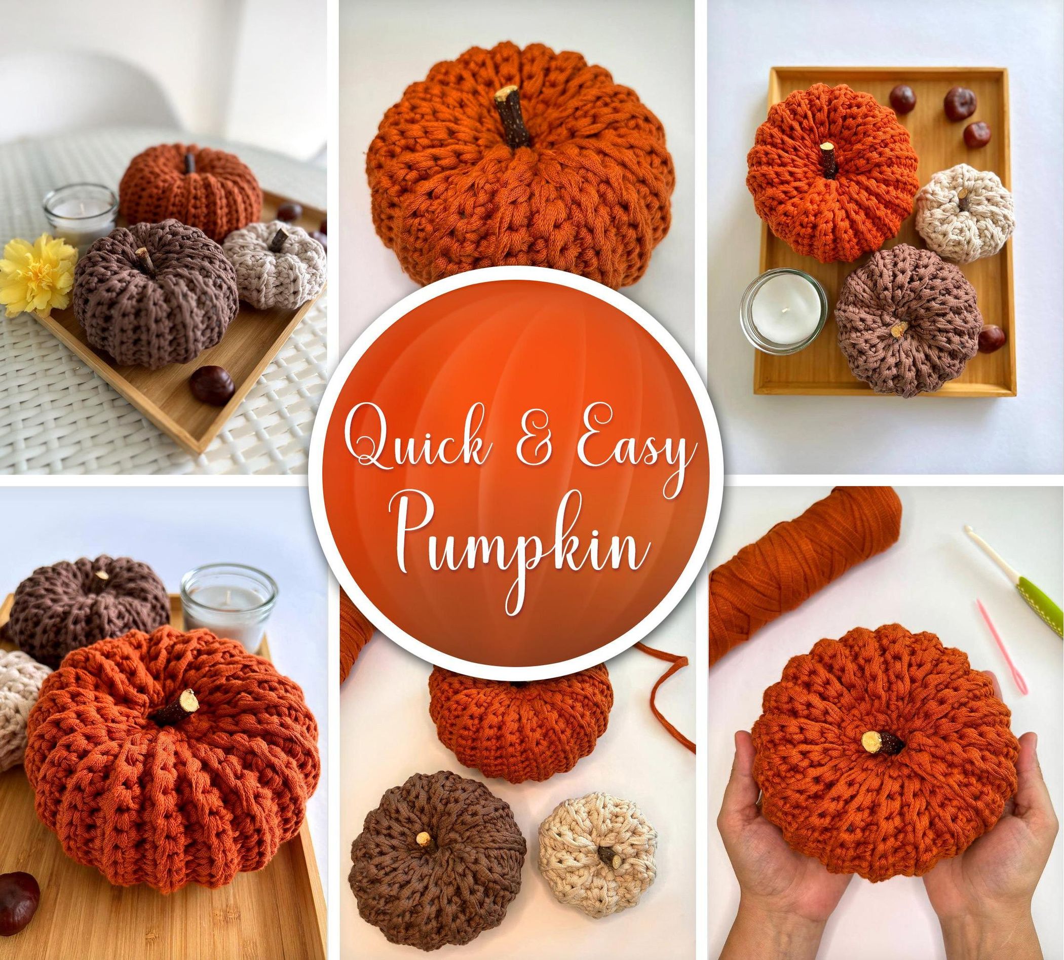 Quick and Easy Crochet Pumpkin : 11 Steps (with Pictures) - Instructables