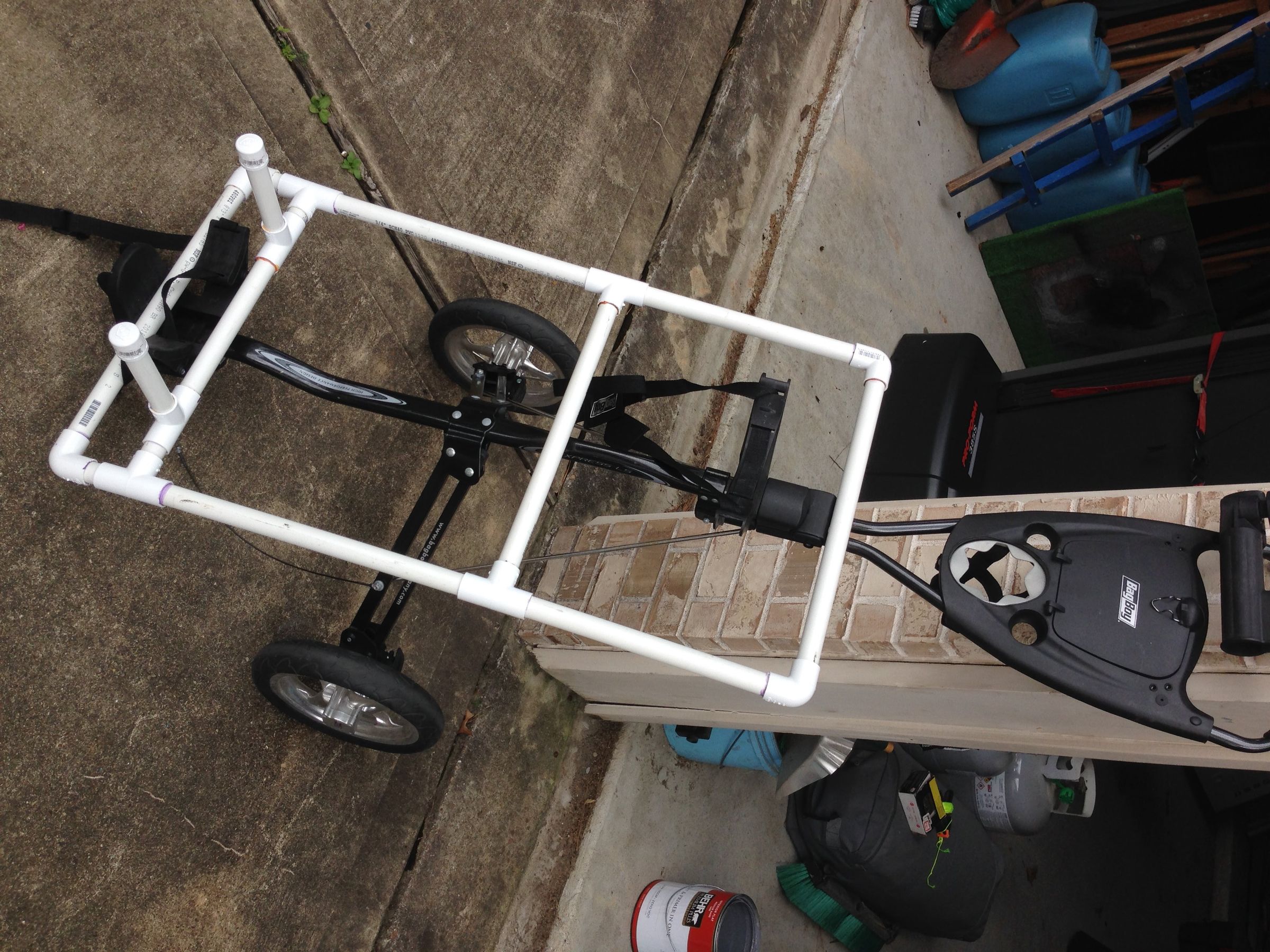 Folding Outdoor Dolly / Pull Cart / Gear Hauler : 3 Steps (with ...