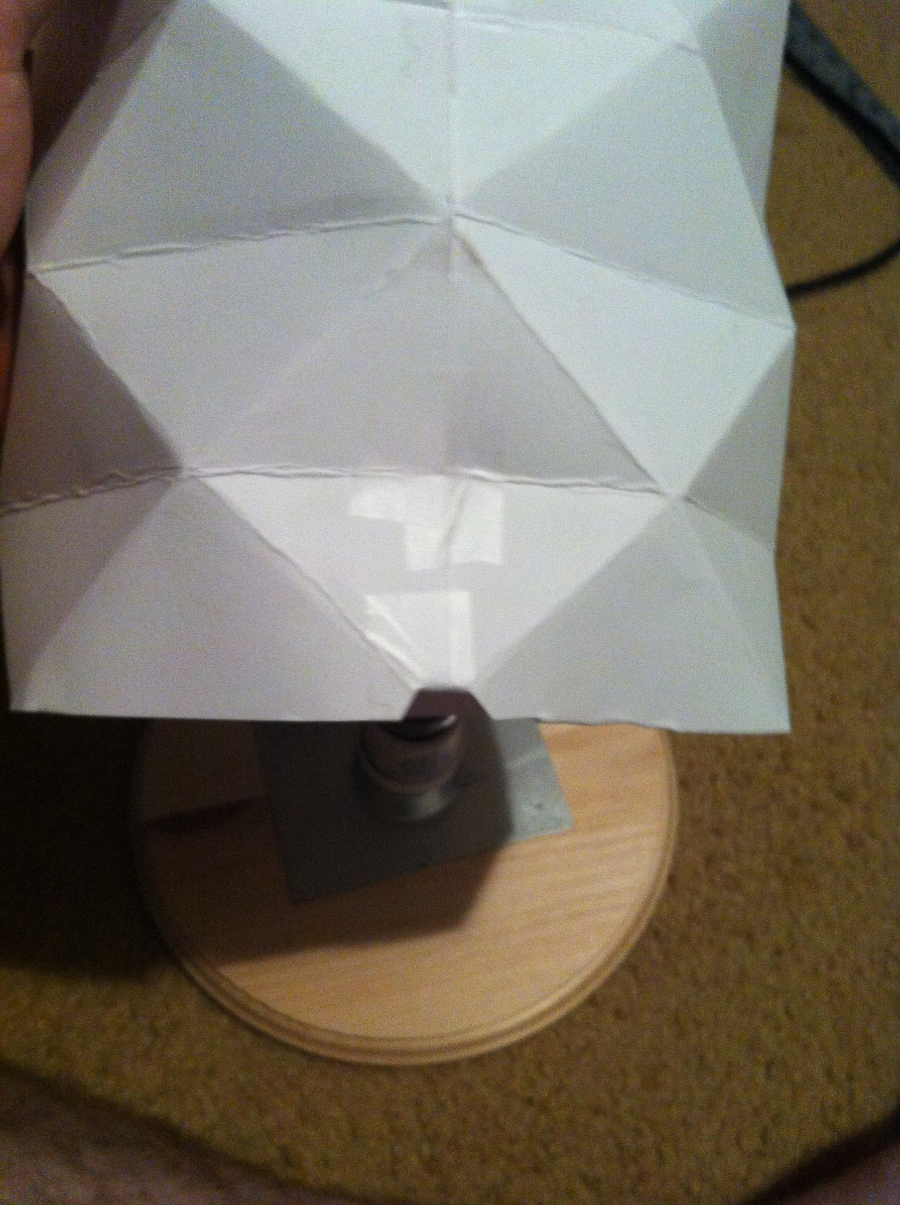 Simple Origami Lamp : 8 Steps - Instructables