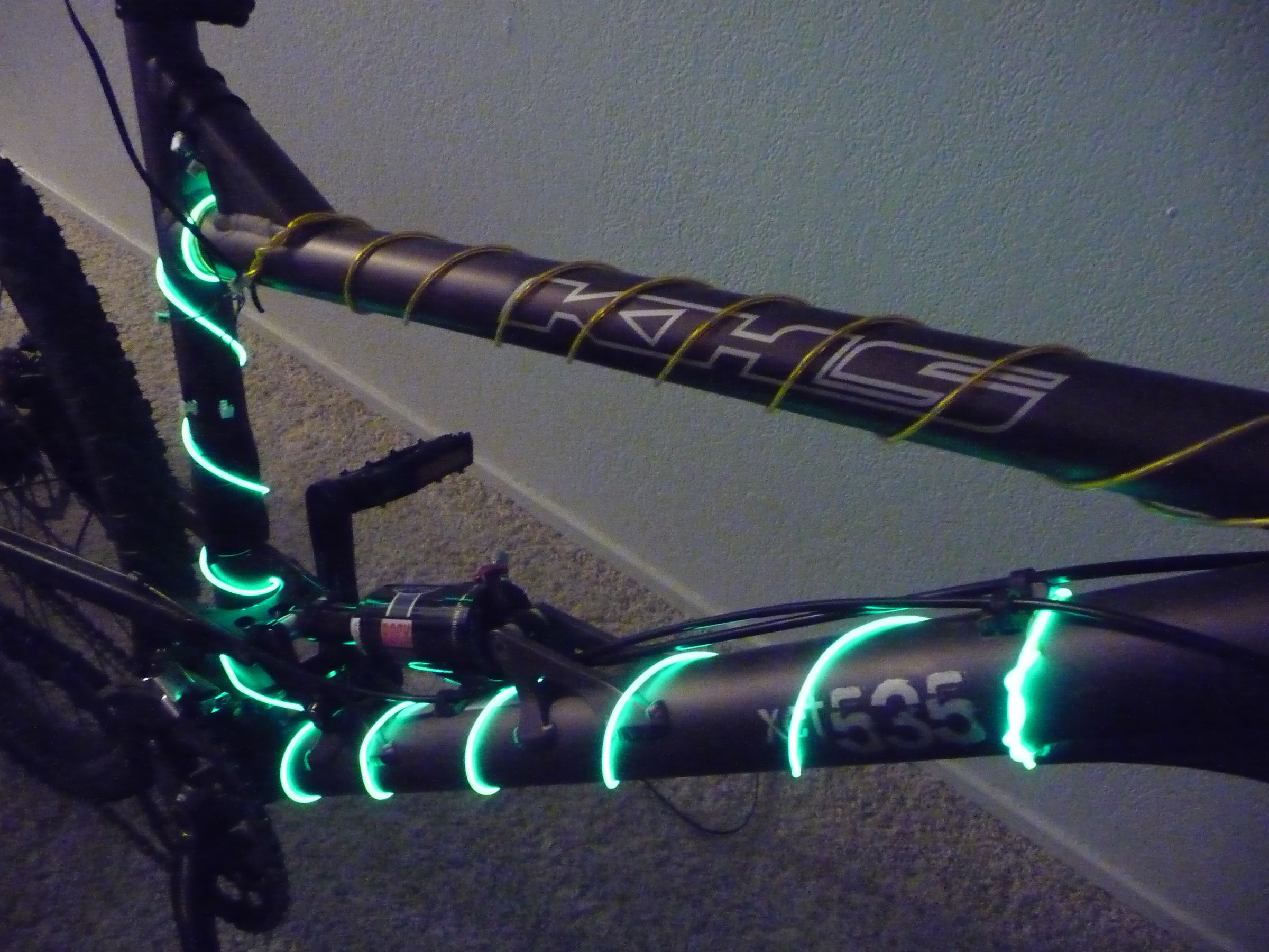 Electroluminescent Mountain Bike : 13 Steps (with Pictures) - Instructables