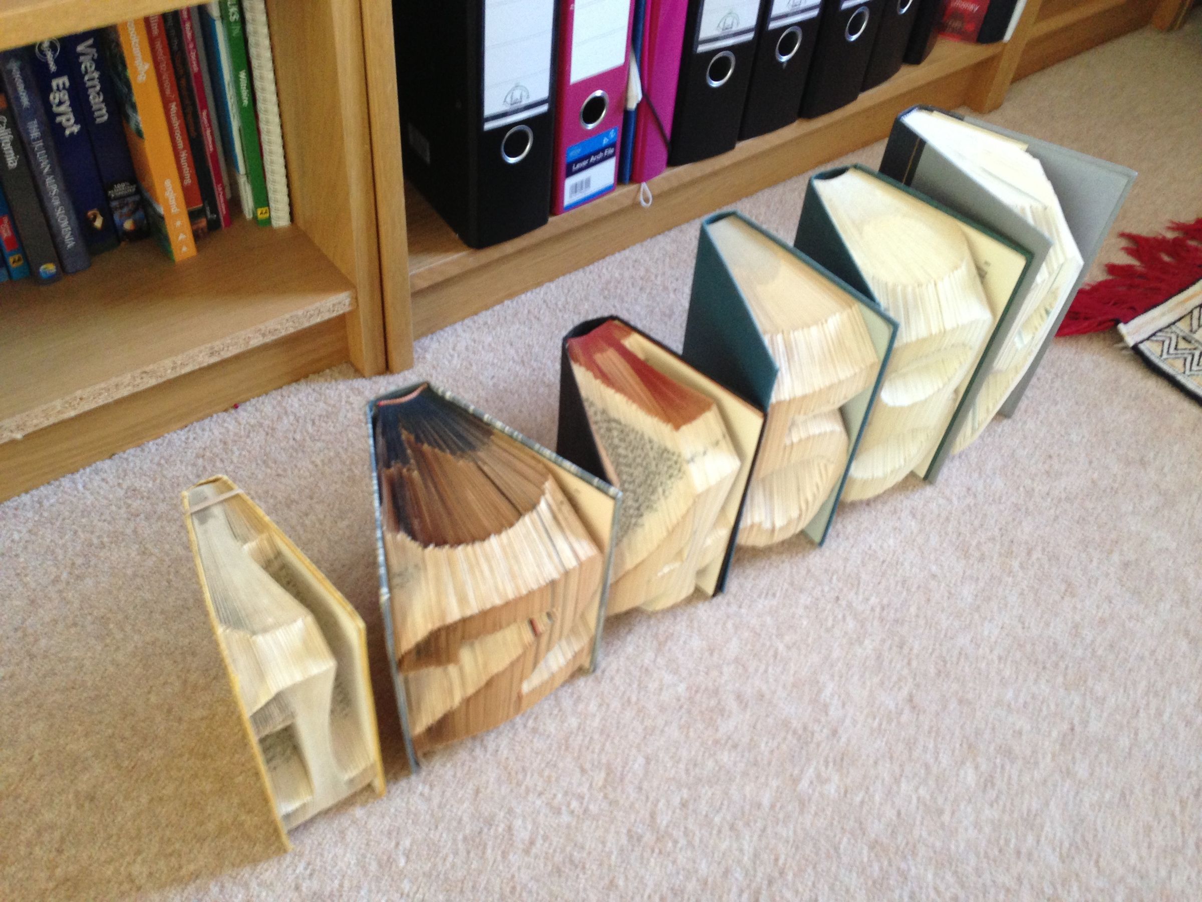 Folding Book Art - Wedding Table Numbers : 7 Steps (with Pictures ...