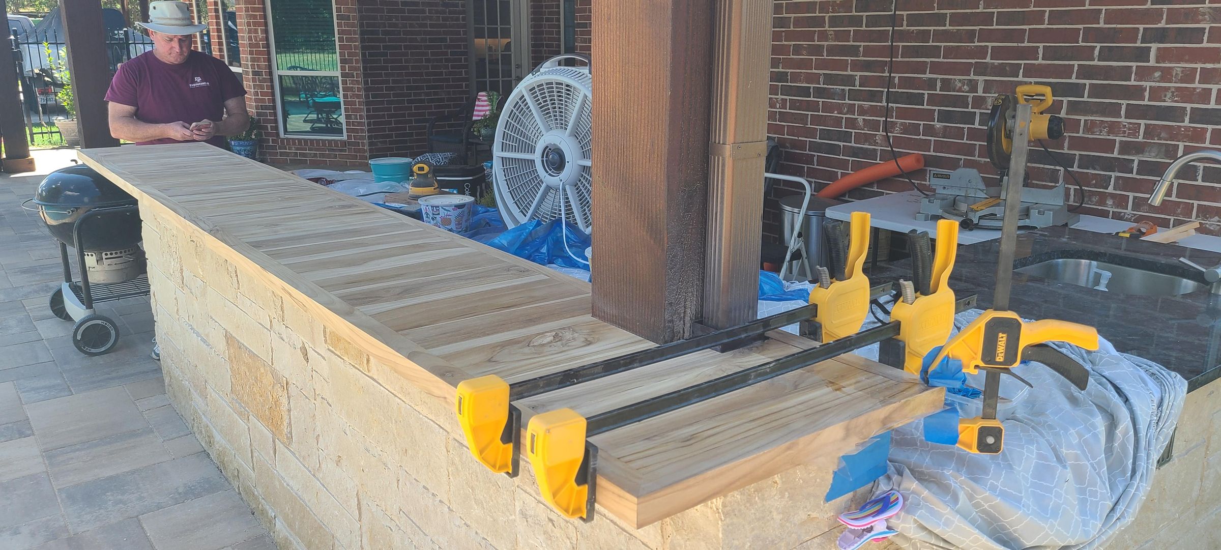 Backyard Teak Bar Top : 7 Steps (with Pictures) - Instructables