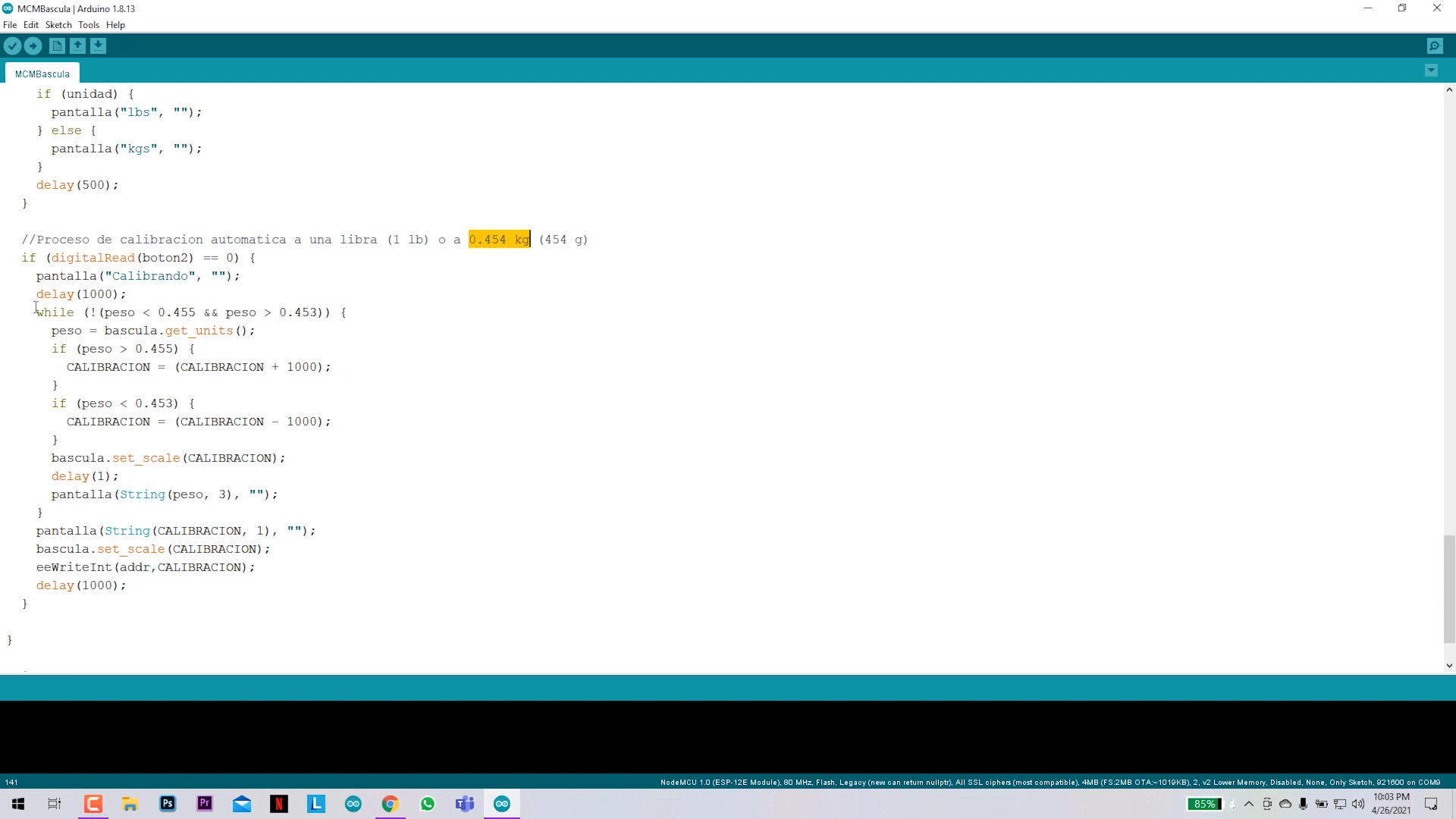 DIY Arduino Smart Digital Scale | ESP8266 + HX711 : 10 Steps (with ...