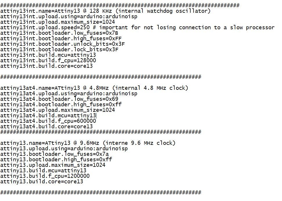 Installing Attiny13 Core Files - Instructables