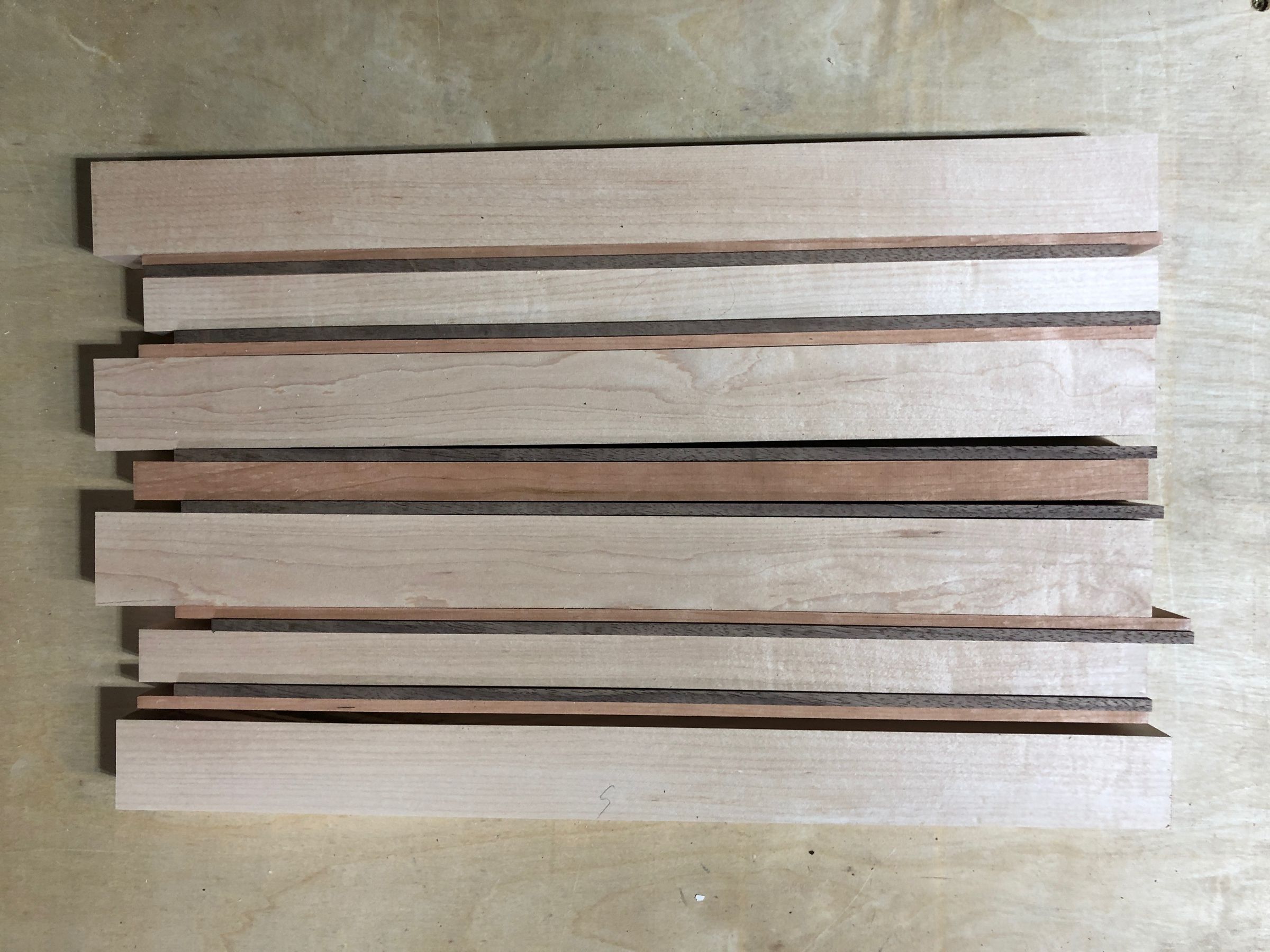 How to Make Hardwood Edge Grain Cutting Boards : 7 Steps (with Pictures ...