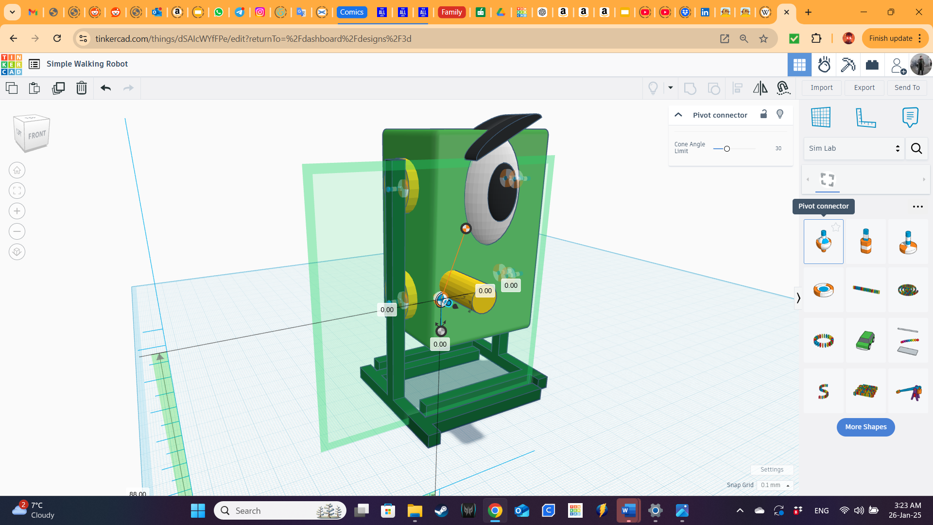 Tinkercad Robotics for School: SIMLAB KOMBAT! (virtual Walking Robots ...