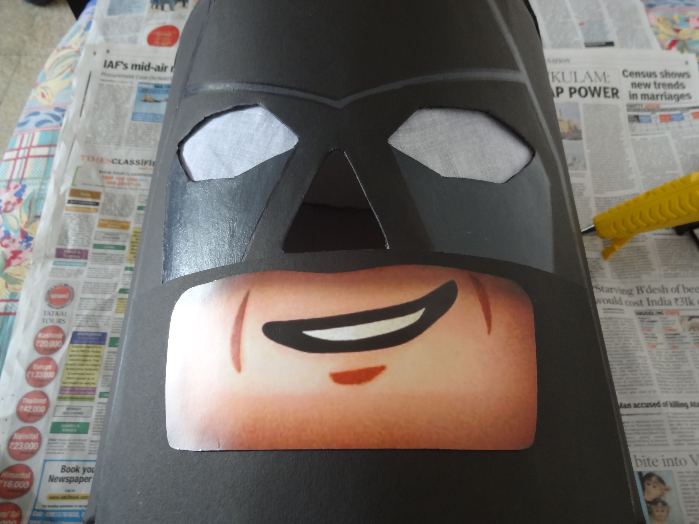 Cardboard Lego Batman Cosplay : 10 Steps (with Pictures) - Instructables