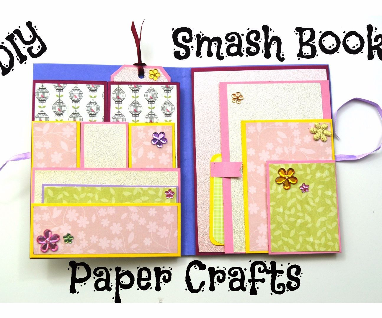 How to Make an Easy Smash Book Slim - DIY Paper Crafts : 4 Steps ...