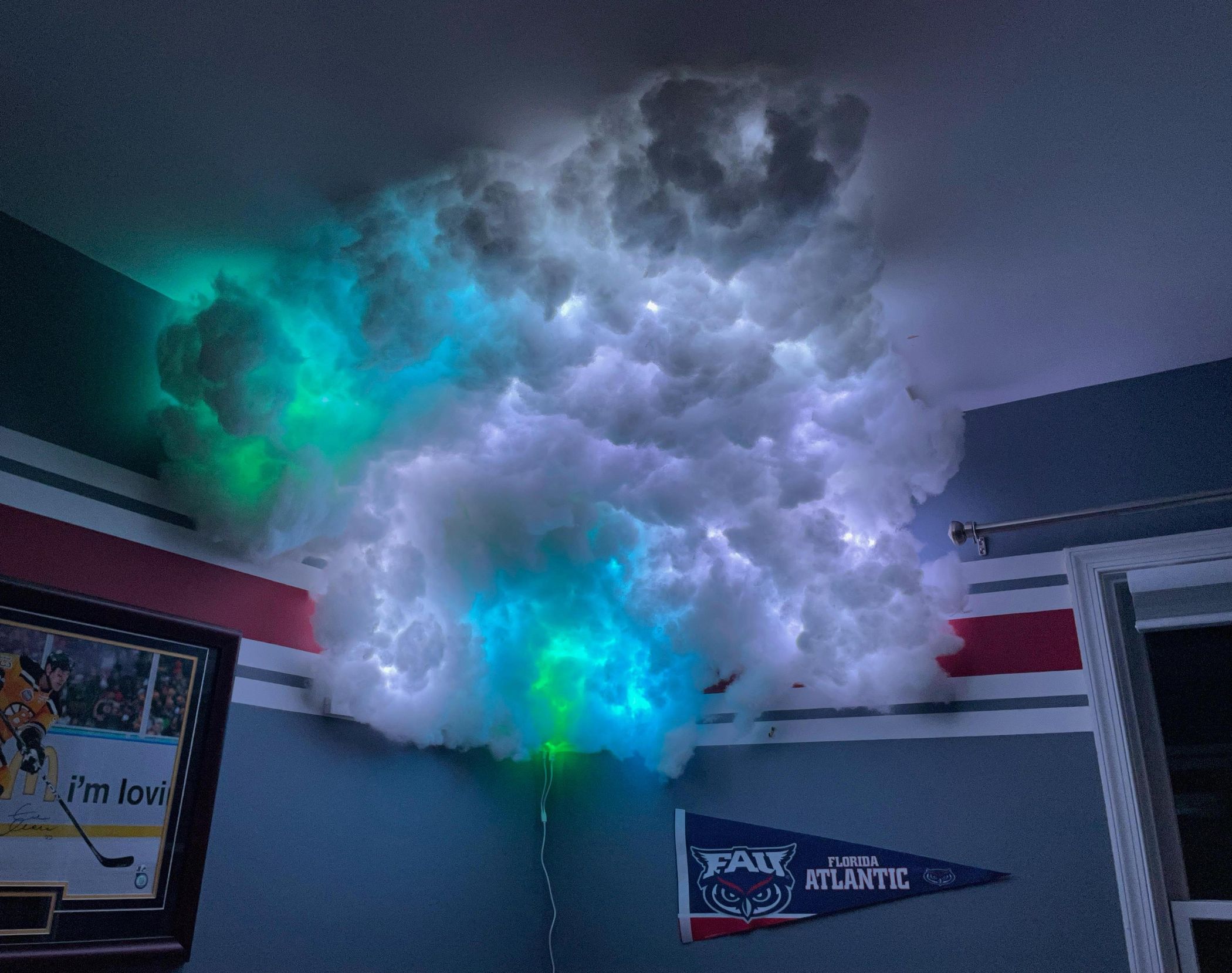 LED Cloudscape Bedroom Lighting/Lamp Effect : 5 Steps (with Pictures ...