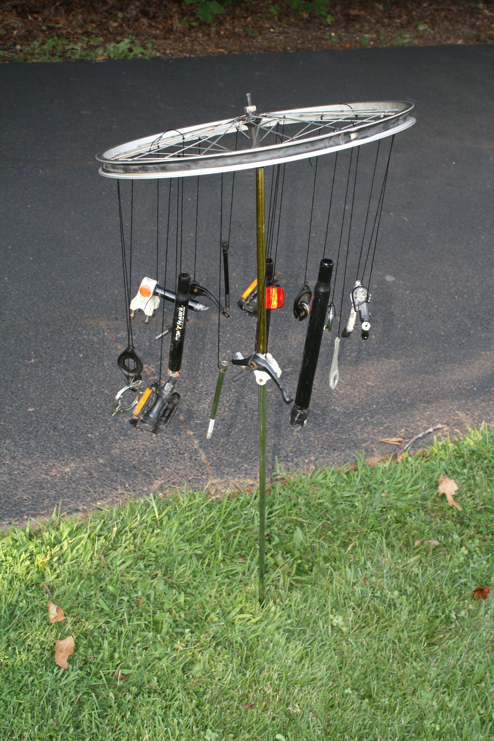 Wind Chimes From Recycled Bicycle Parts : 3 Steps (with Pictures ...