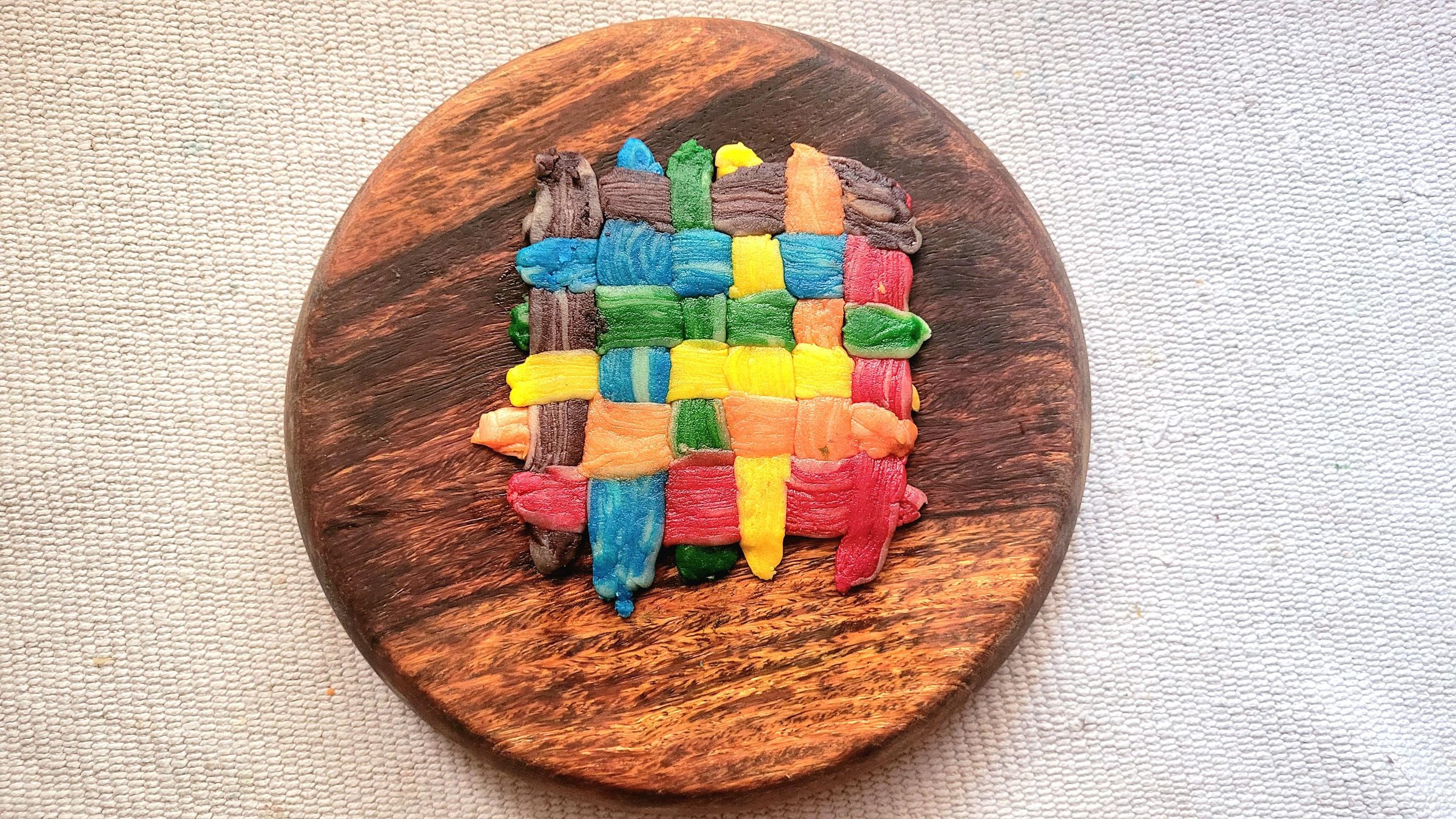 Weaved Rainbow Mooncake Pastry : 16 Steps (with Pictures) - Instructables