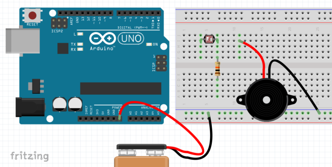 Arduino Light Sensor and Alarm : 4 Steps - Instructables
