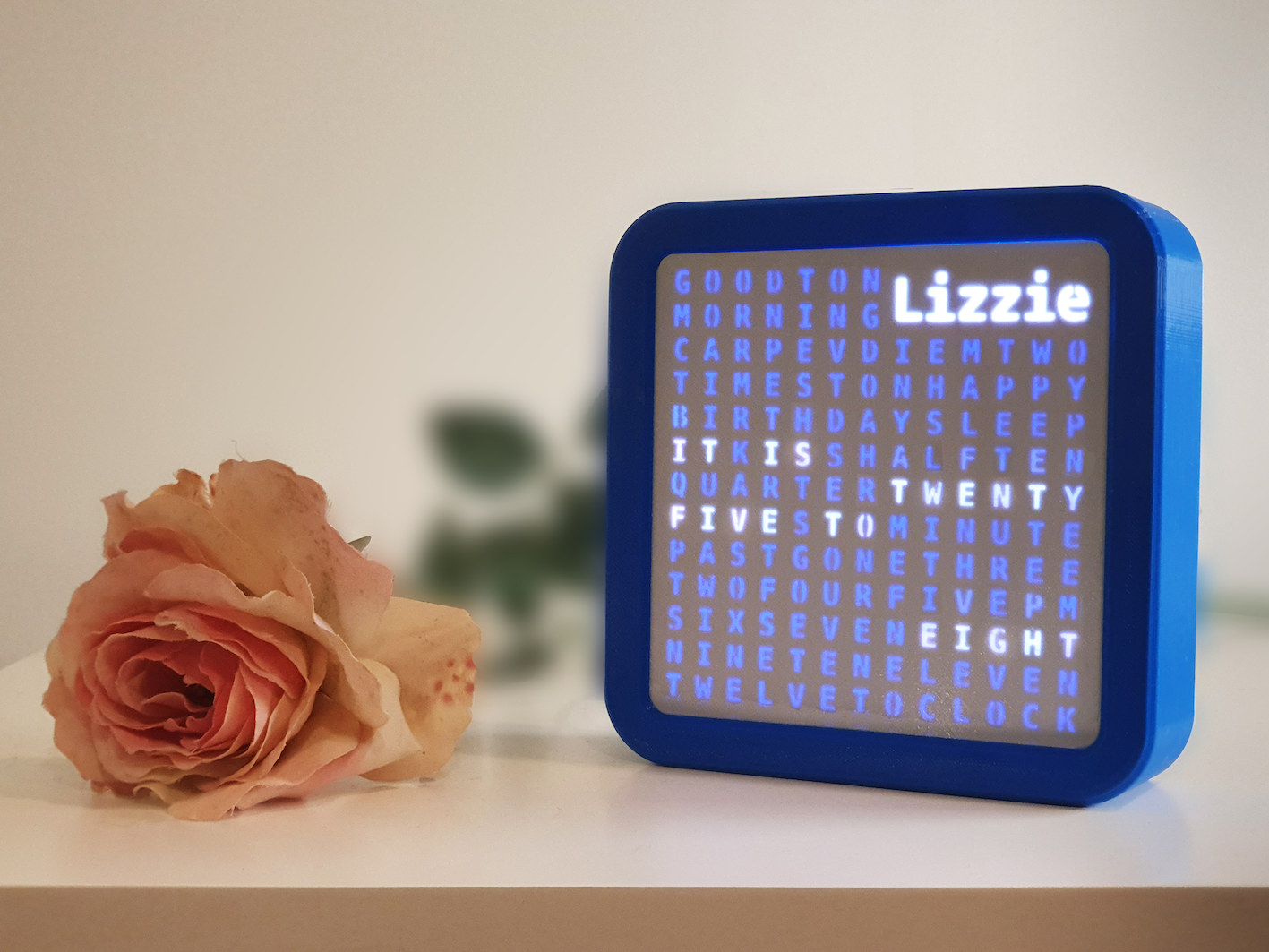 3D Printed Personalised Word Clock : 7 Steps (with Pictures ...