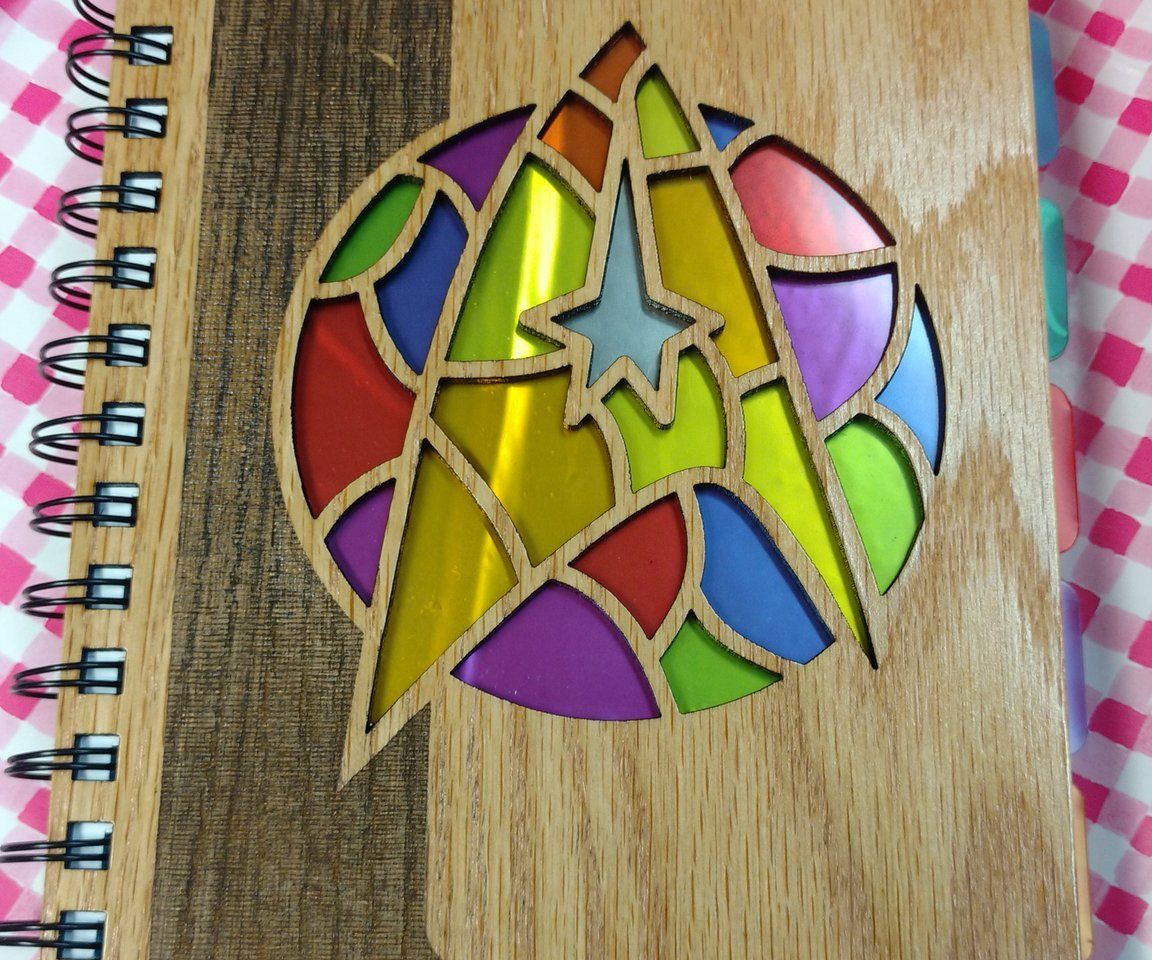 Star Trek Stained Glass Notebook : 8 Steps (with Pictures) - Instructables