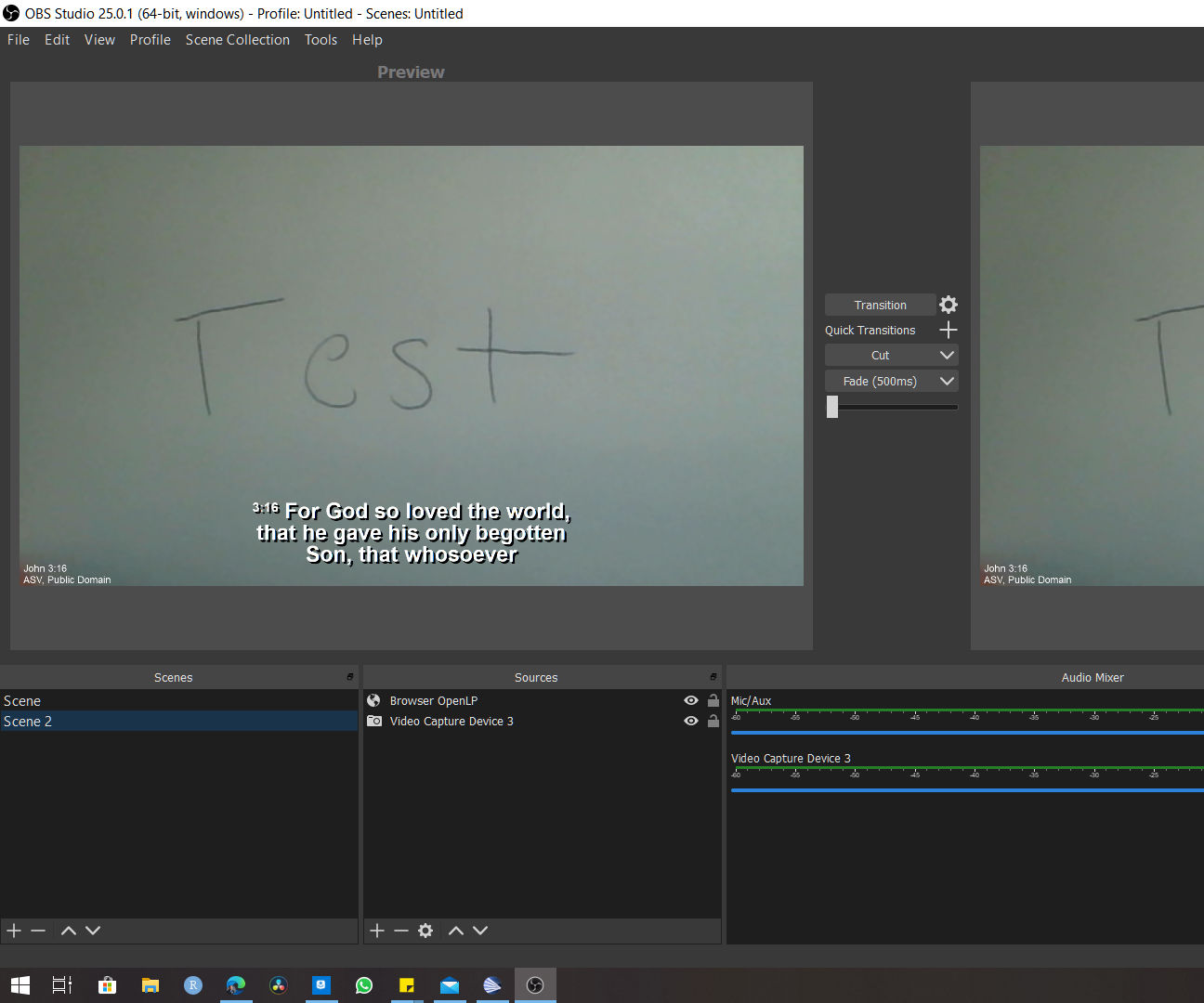 Lyrics Overlay on OBS Studio Using OpenLP : 10 Steps - Instructables