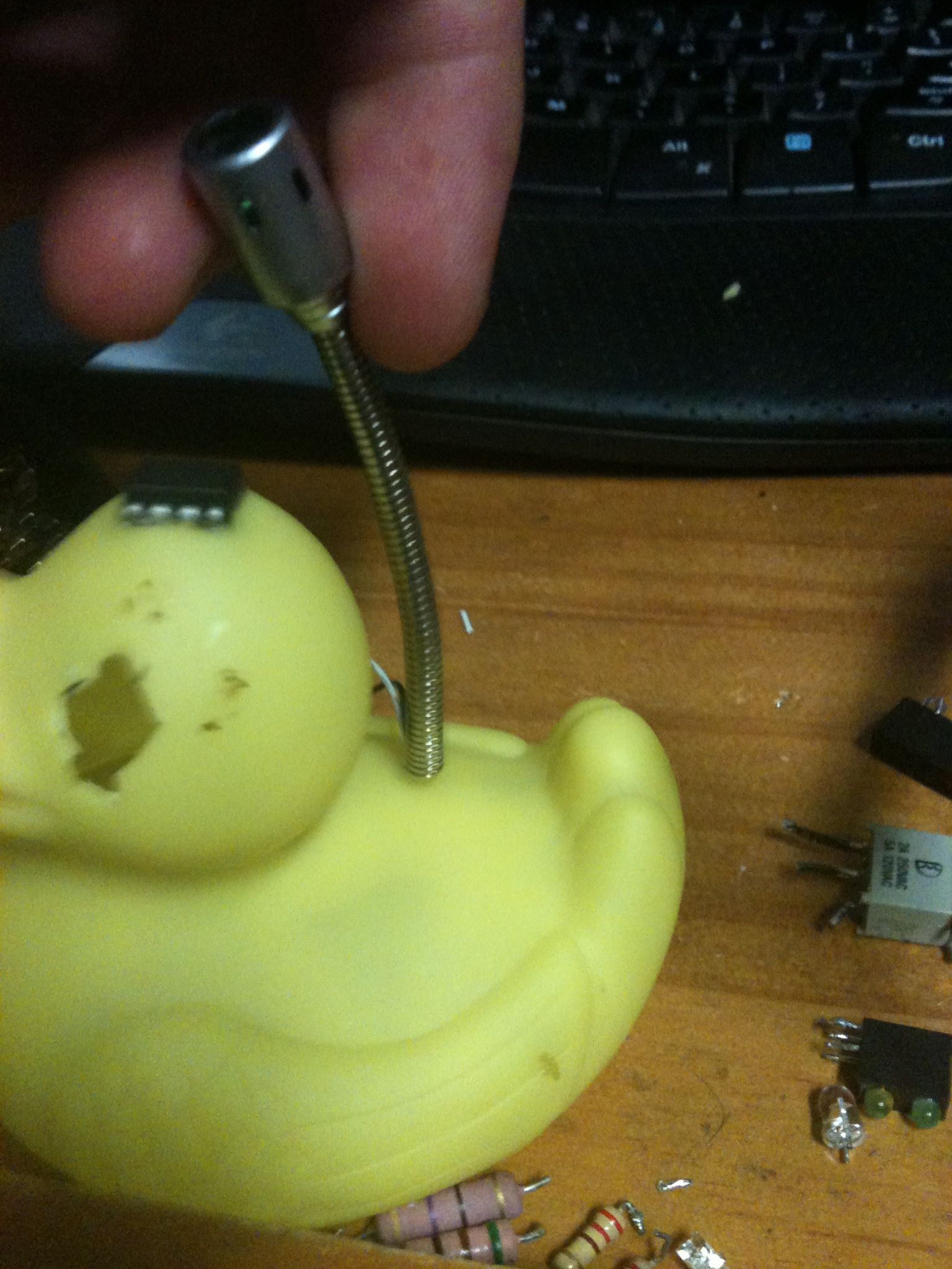 HOW TO MAKE: a Super Cyborg Rubber Ducky! : 12 Steps - Instructables