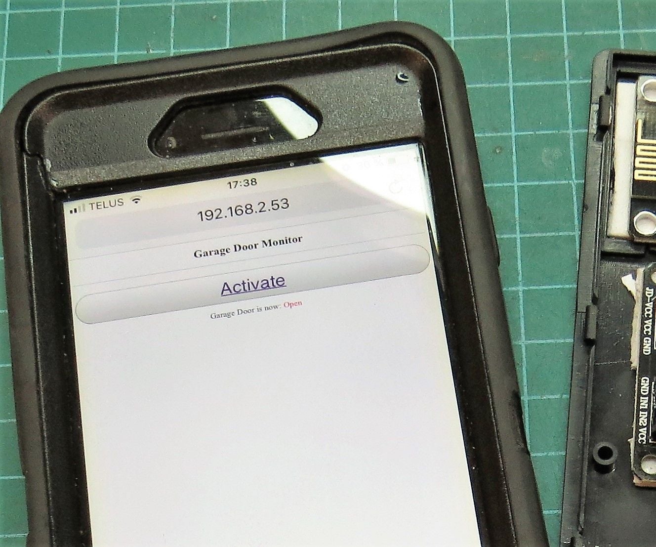 Garage Door Opener With Feedback Using Esp8266 As Web Server 6 Steps Instructables