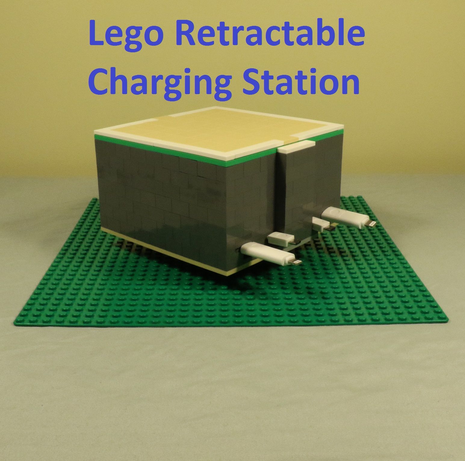 Lego Retractable Charging Station : 5 Steps (with Pictures) - Instructables