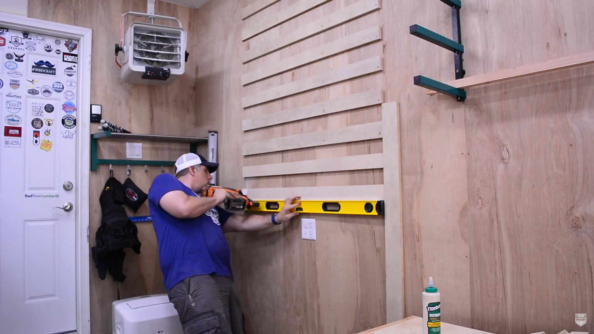 French Cleat Wall With Clamp Racks | How to Build - Woodworking : 28 ...