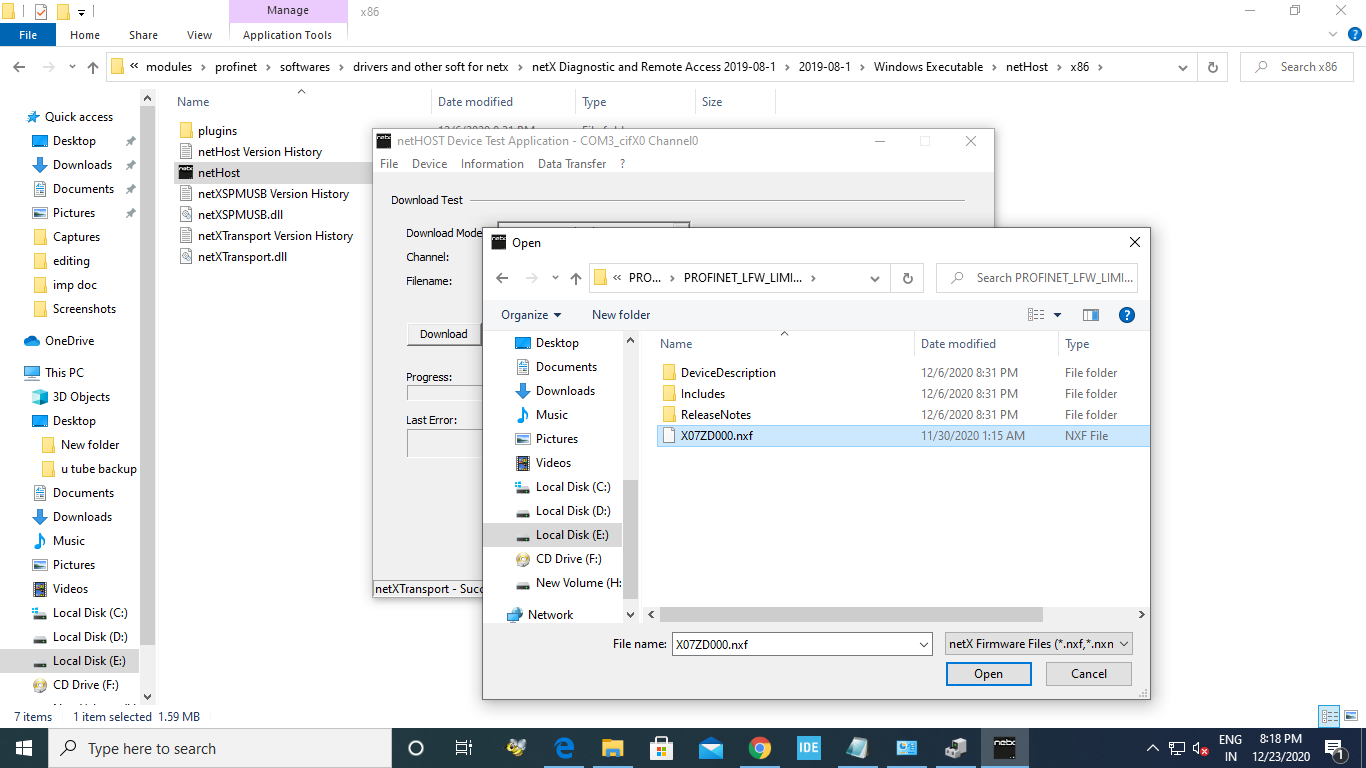 Getting Started With Netx-52 RE Upload Firmware : 4 Steps - Instructables