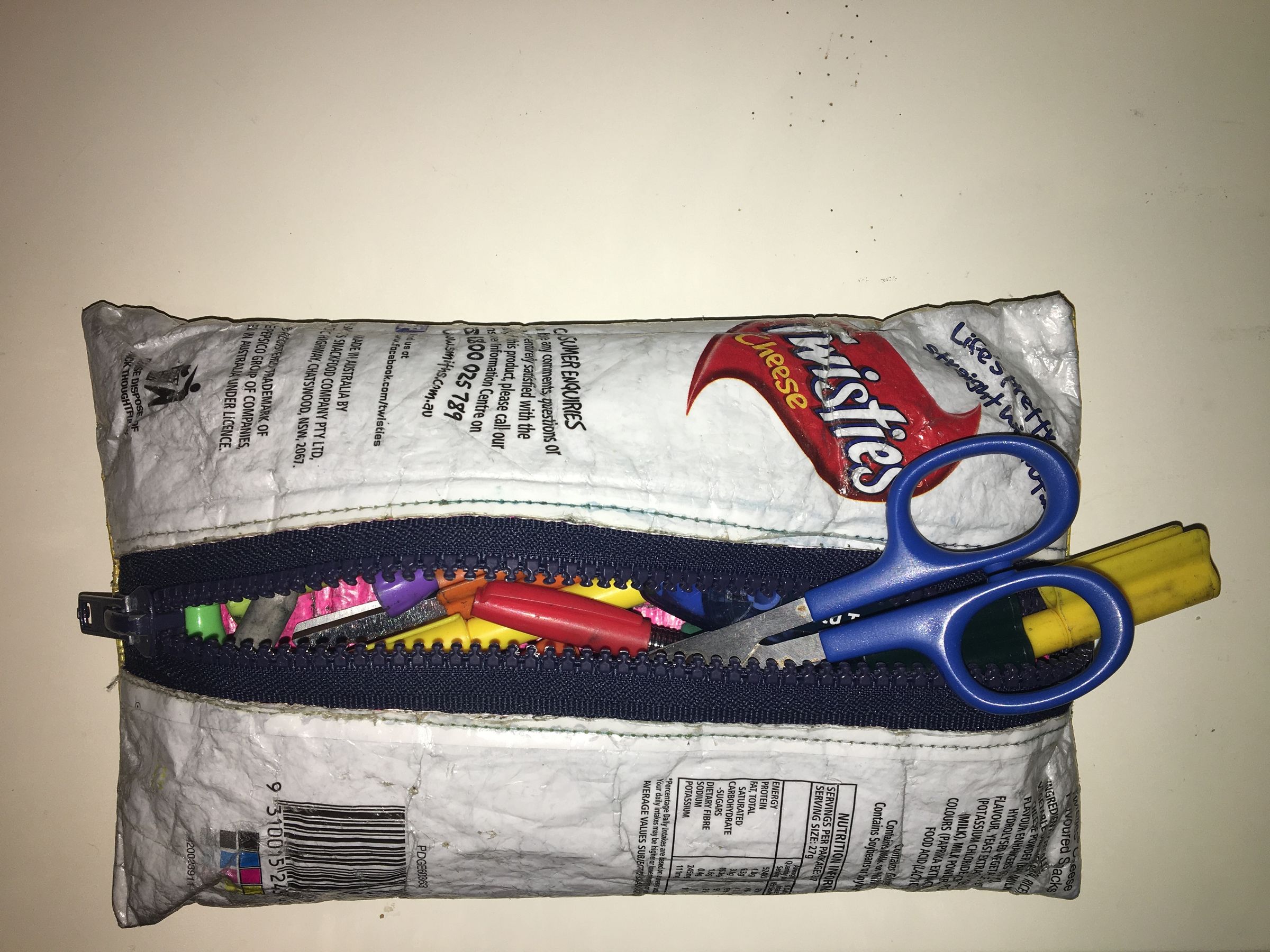 Turn a Chip Packet Into a Pencil Case! : 5 Steps - Instructables