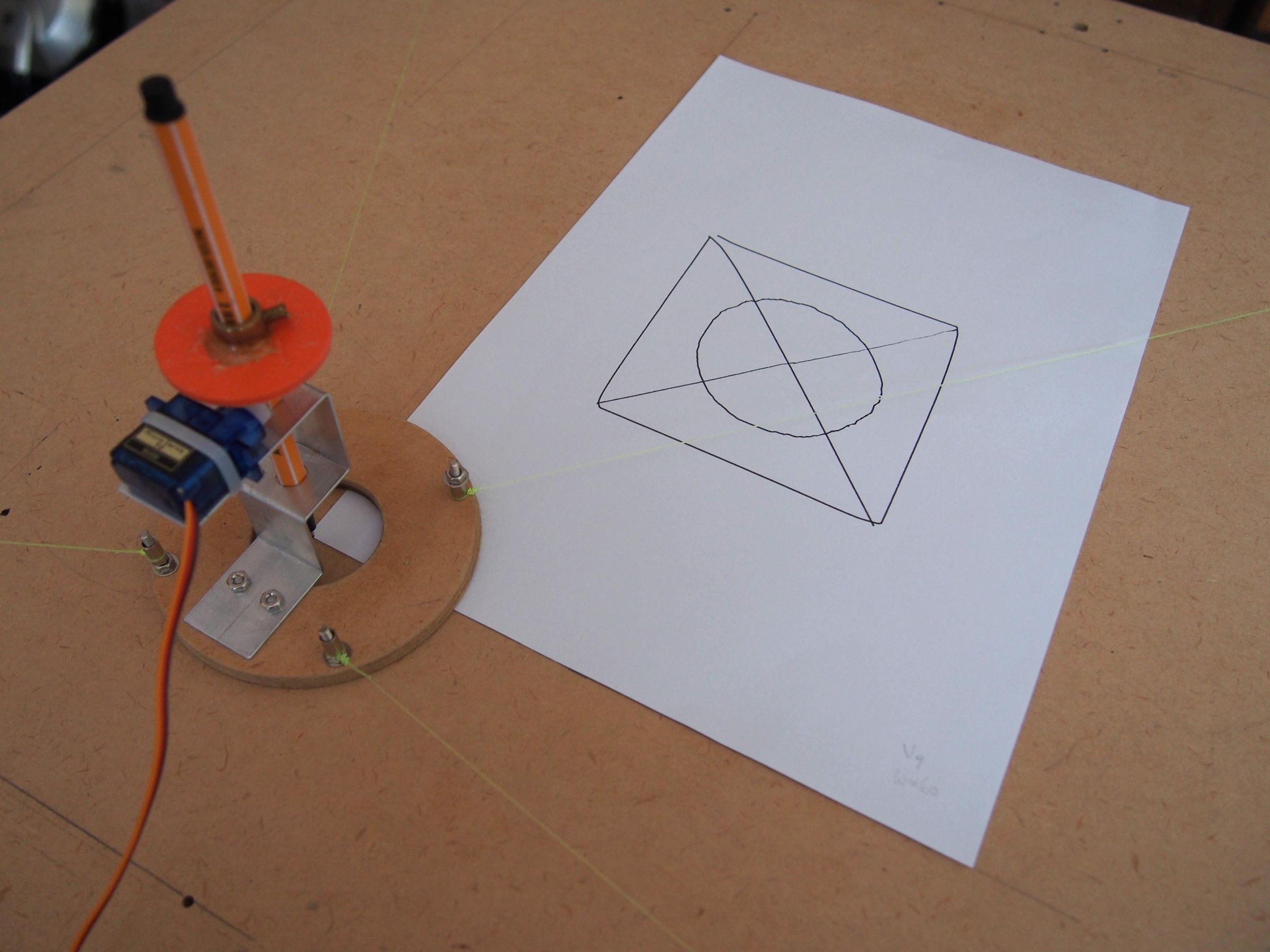 4-Wire Horizontal Plotter Design Notes : 7 Steps - Instructables
