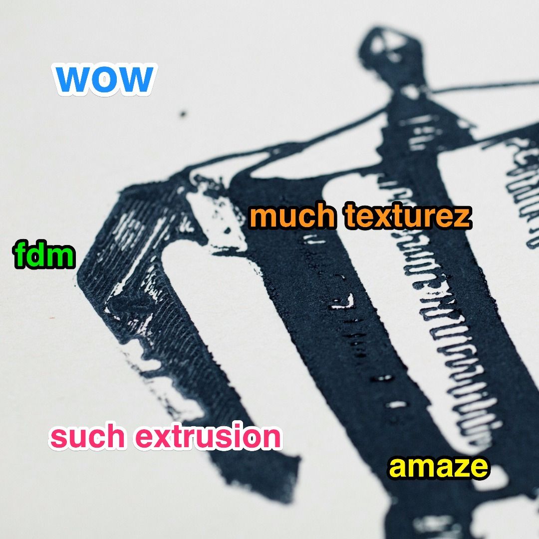 2.5D Printing - Block Printing With a 3D-Printer : 6 Steps (with ...