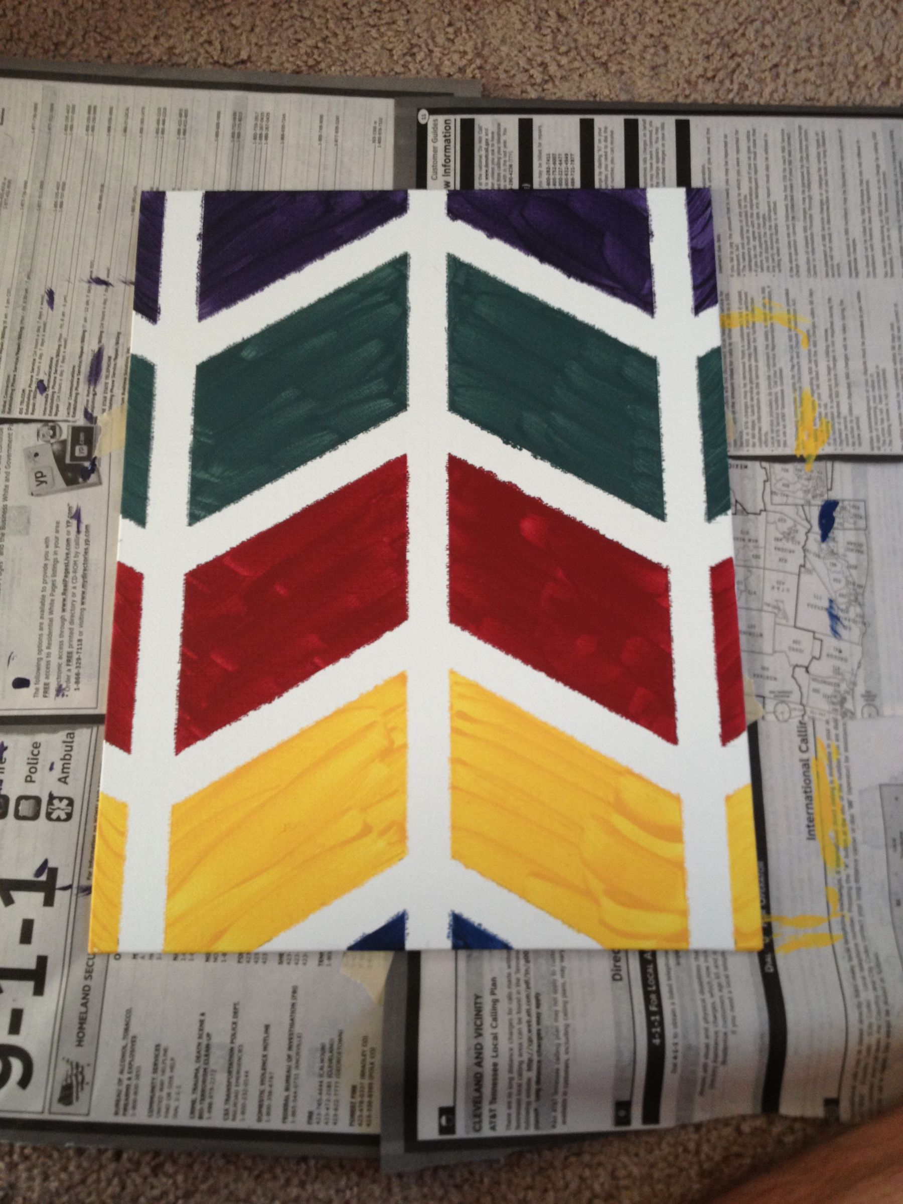 Chevron Paintings : 7 Steps (with Pictures) - Instructables