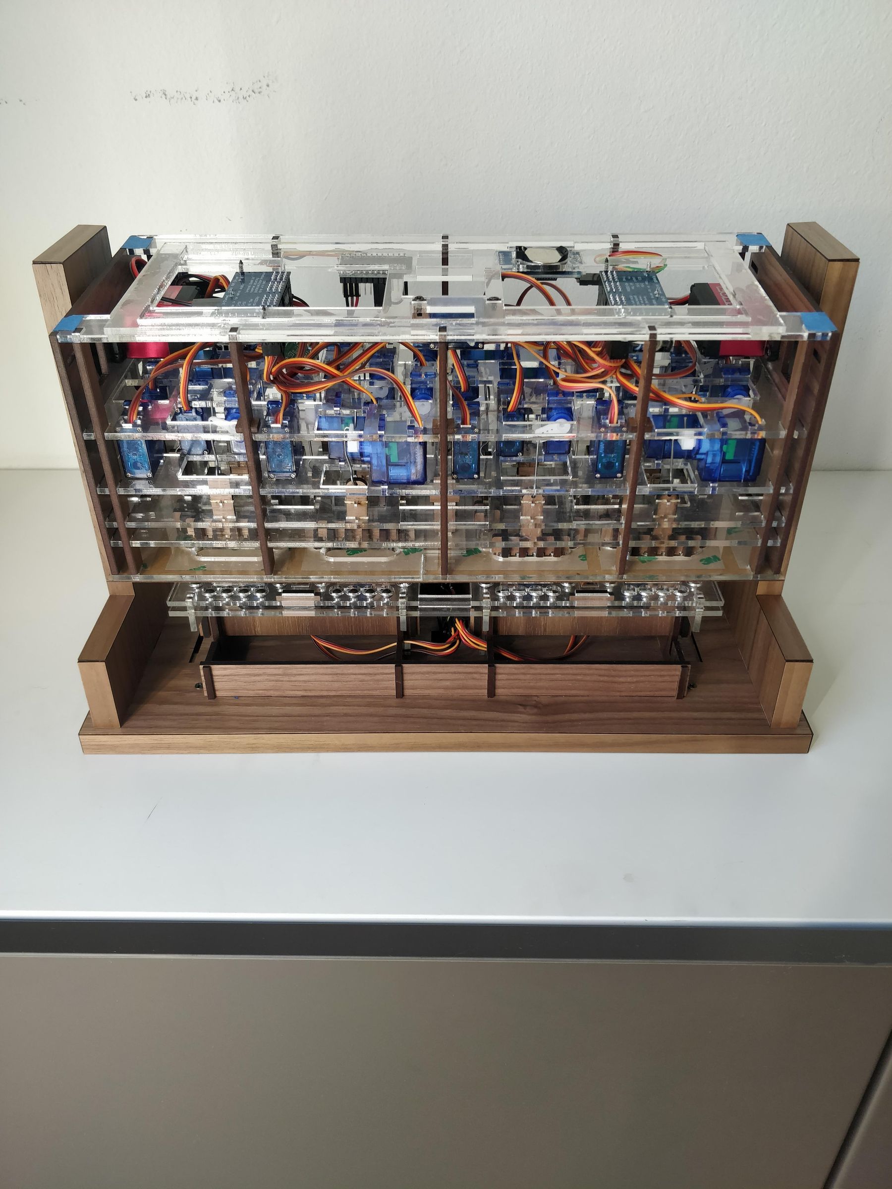 Mechanical-Digital Steel Ball Clock : 4 Steps (with Pictures ...